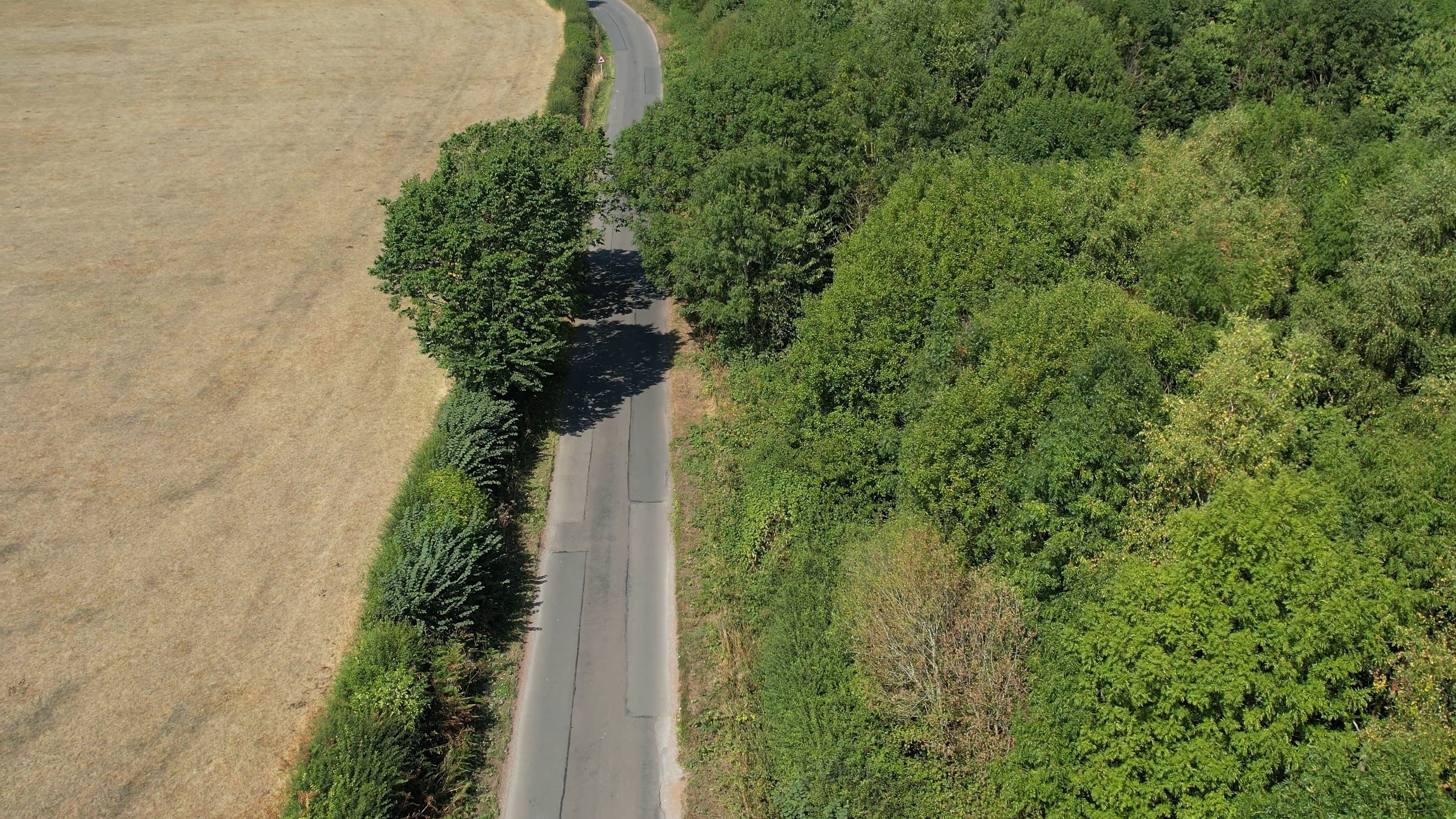 Drone Footage of a Road in a Rural Area Free Stock Video Footage ...