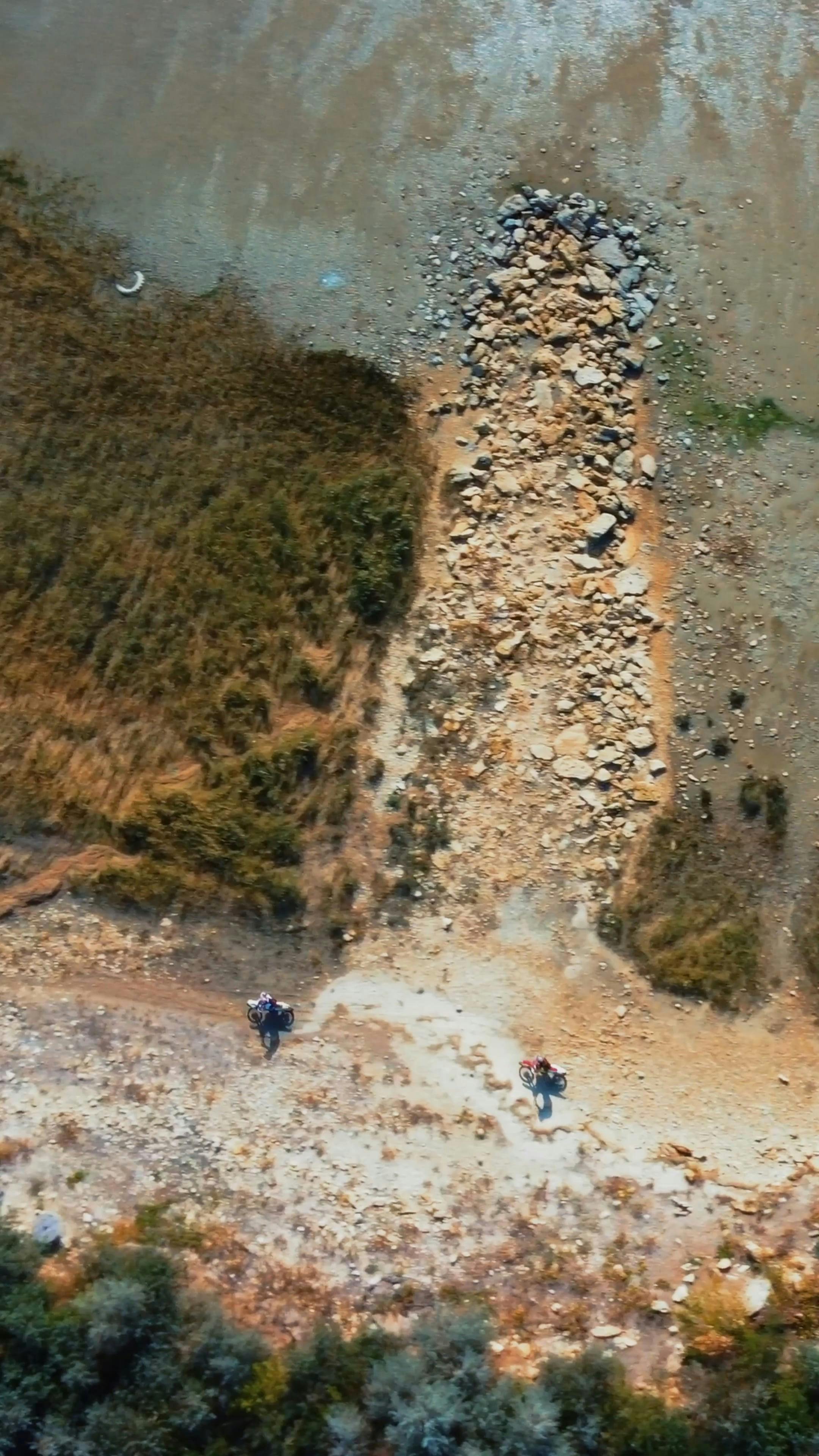 Motocross Off Road in Birds Eye View Free Stock Video Footage, Royalty ...