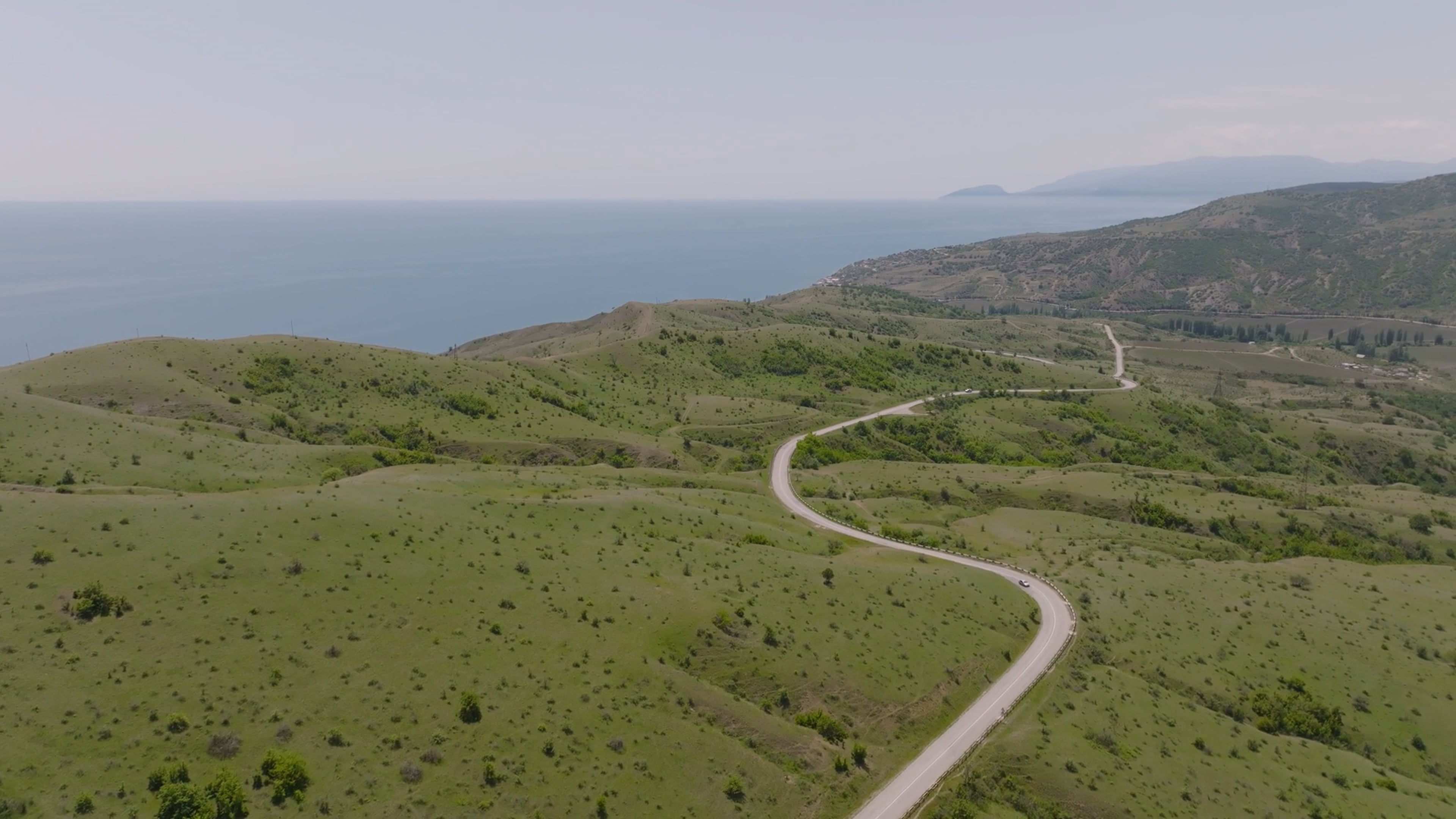 Road on Hills Free Stock Video Footage, Royalty-Free 4K & HD Video Clip