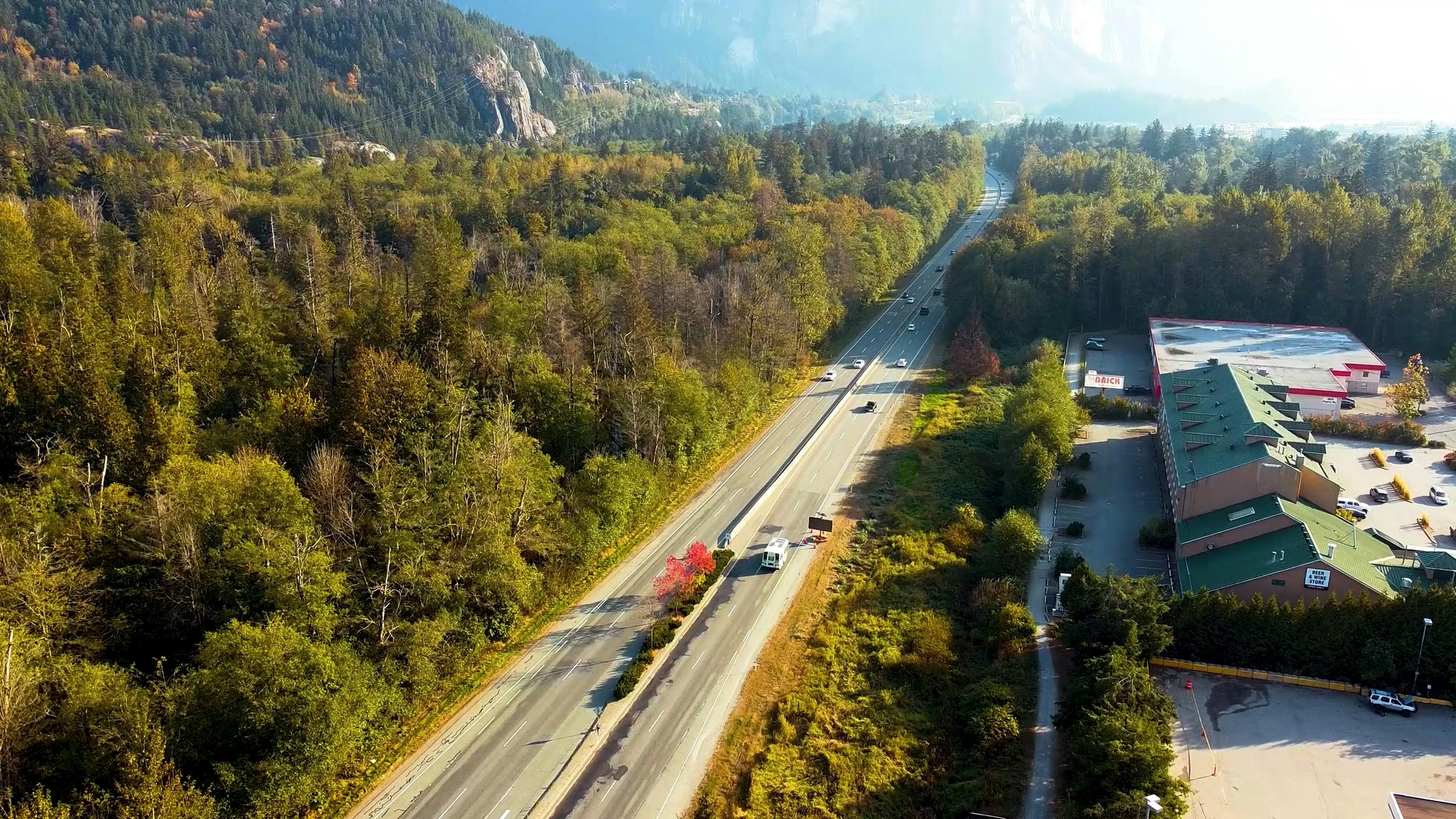 Drone Footage of Moving Vehicles on the Road Free Stock Video Footage ...