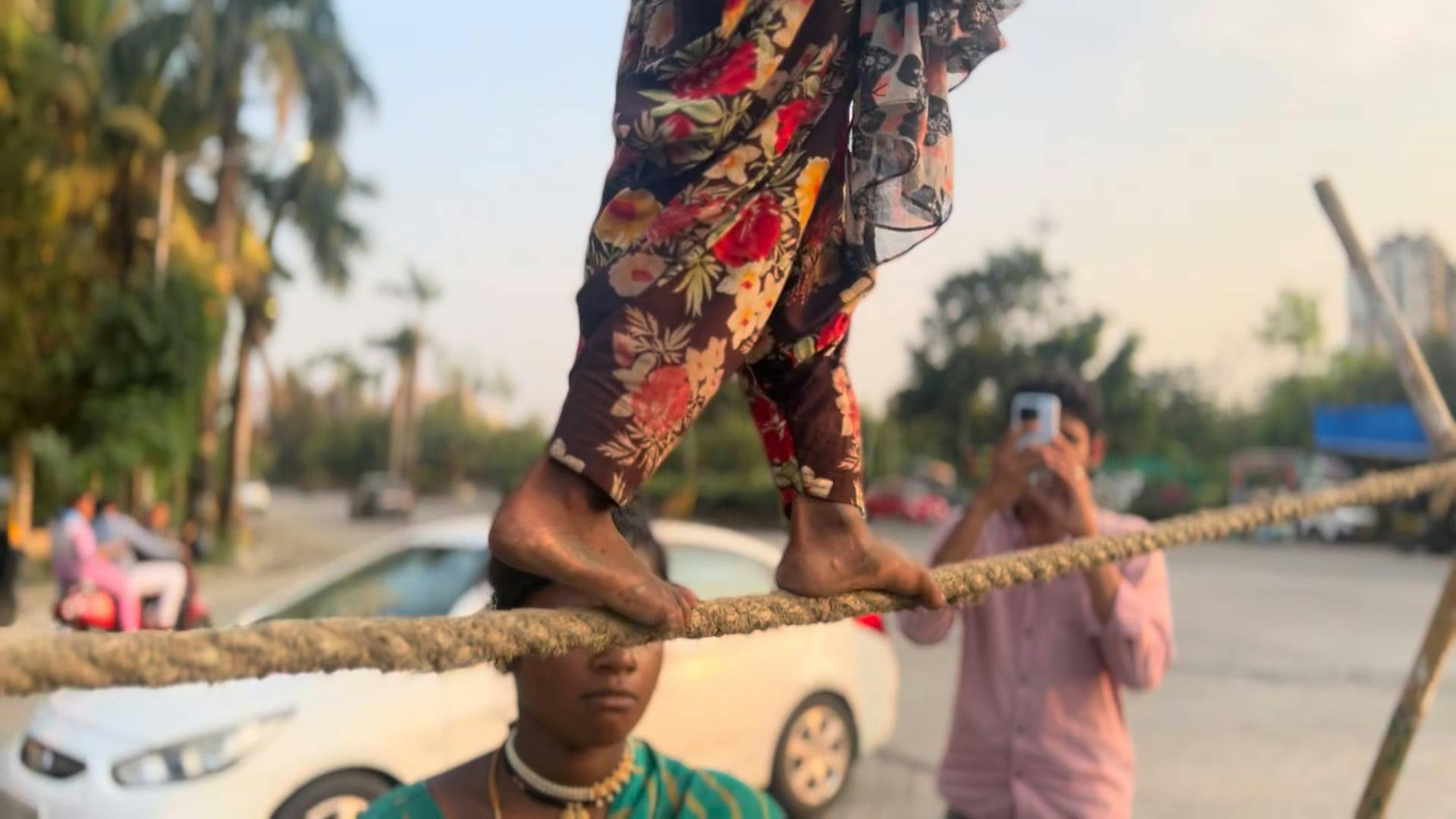 Kid Walking on Rope in India Free Stock Video Footage, Royalty-Free 4K ...