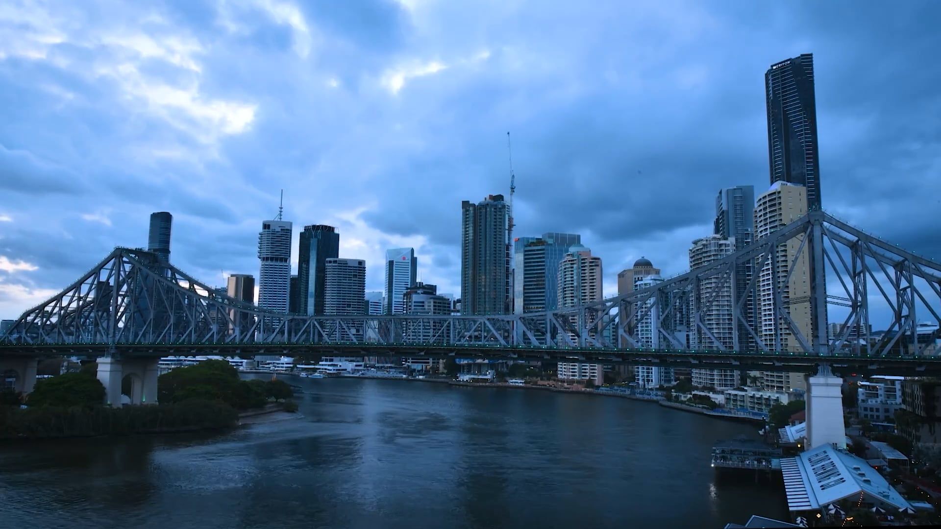 Drone View of the City of Brisbane Free Stock Video Footage, Royalty ...