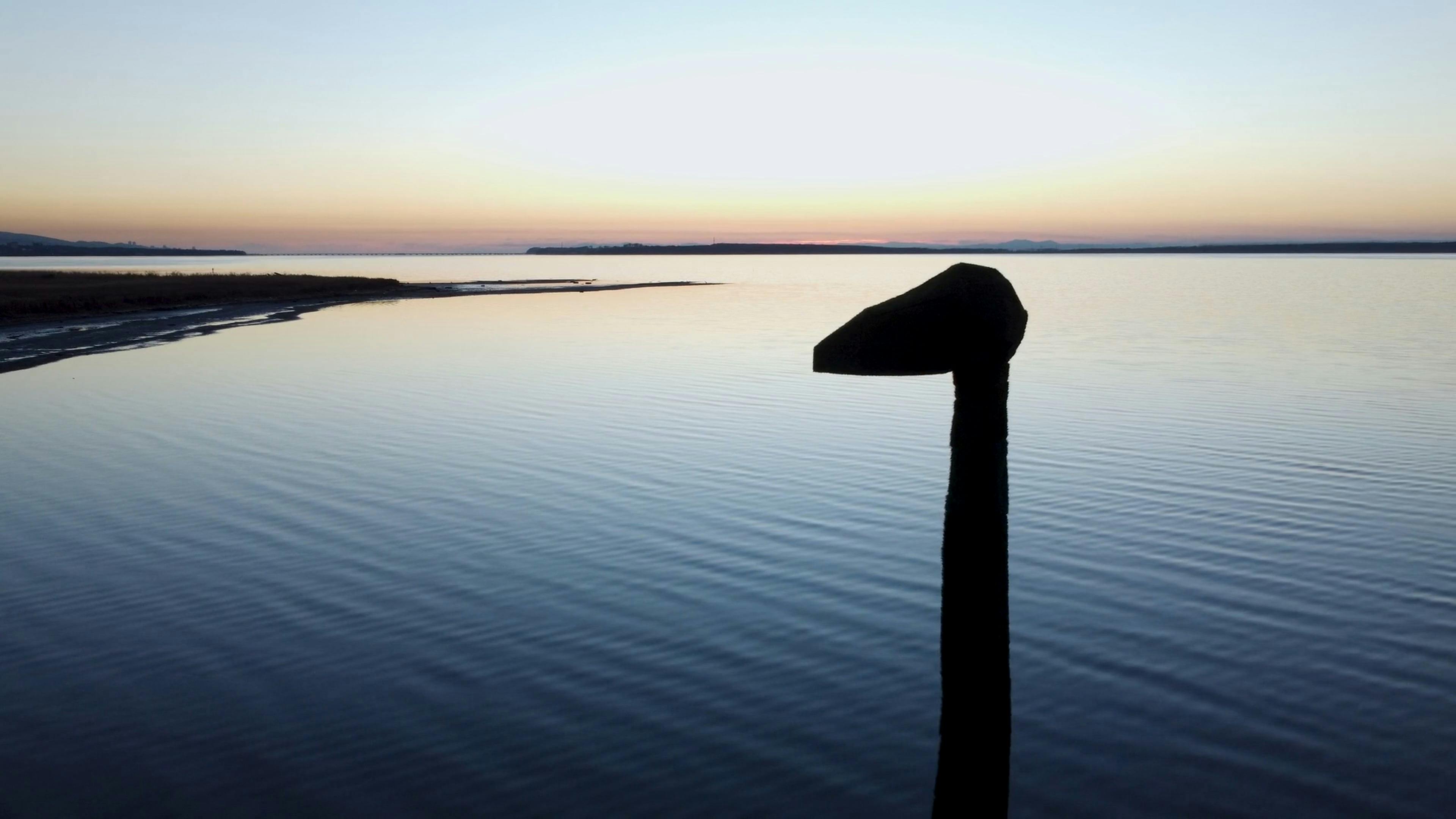 Beam on Sea Shore at Sunset Free Stock Video Footage, Royalty-Free 4K ...