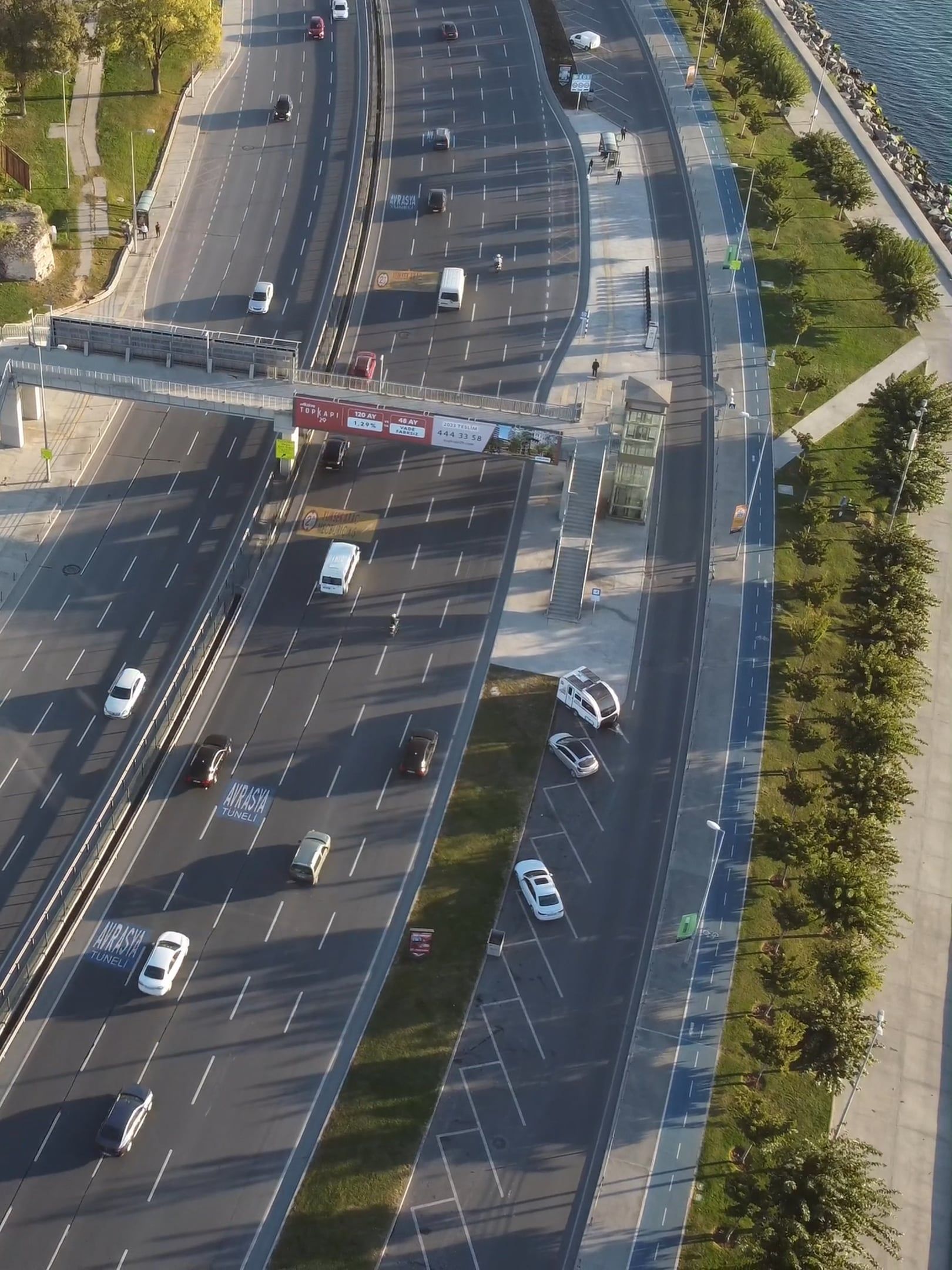 Drone Video of Traffic on the César Gaviria Trujillo Viaduct, Colombia ...