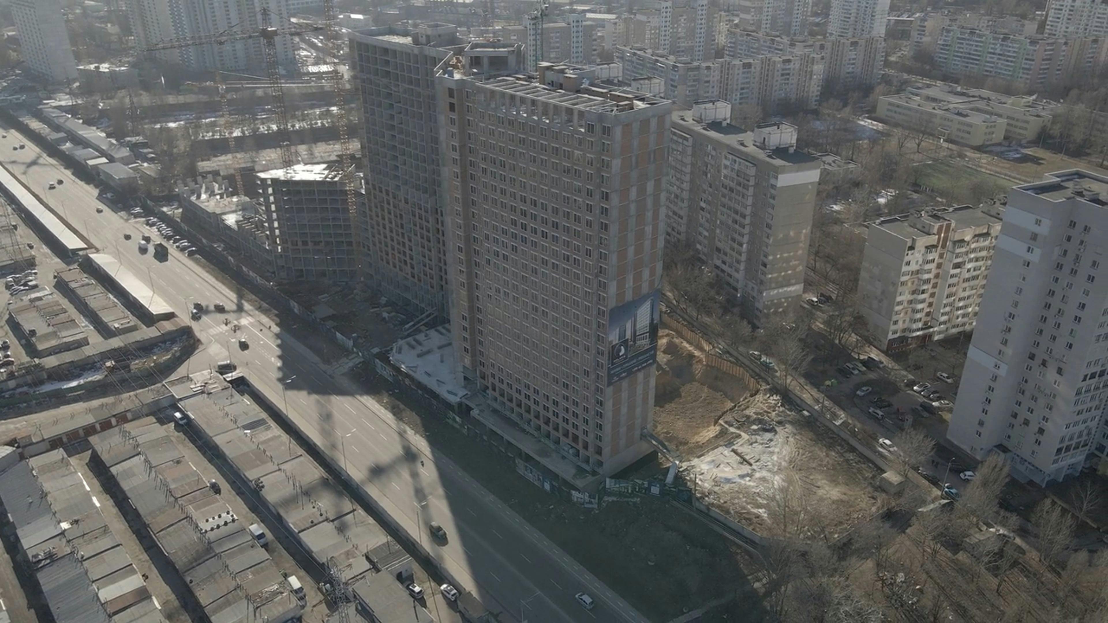Drone Footage of Building in a City Free Stock Video Footage, Royalty ...