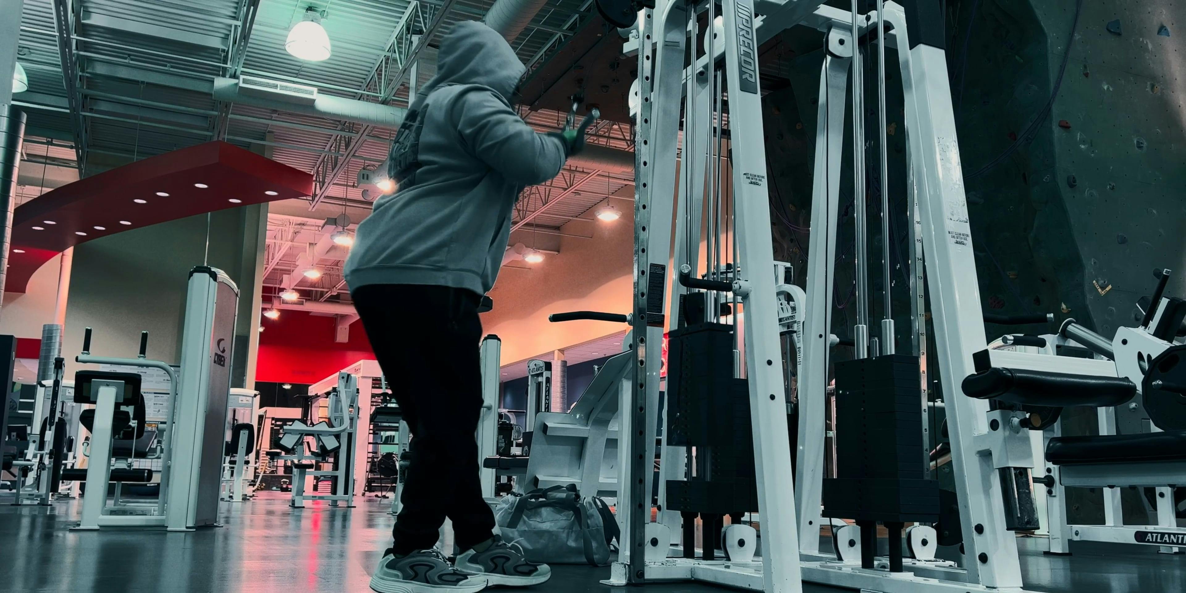 Person Working Out in the Gym Free Stock Video Footage, Royalty-Free 4K ...