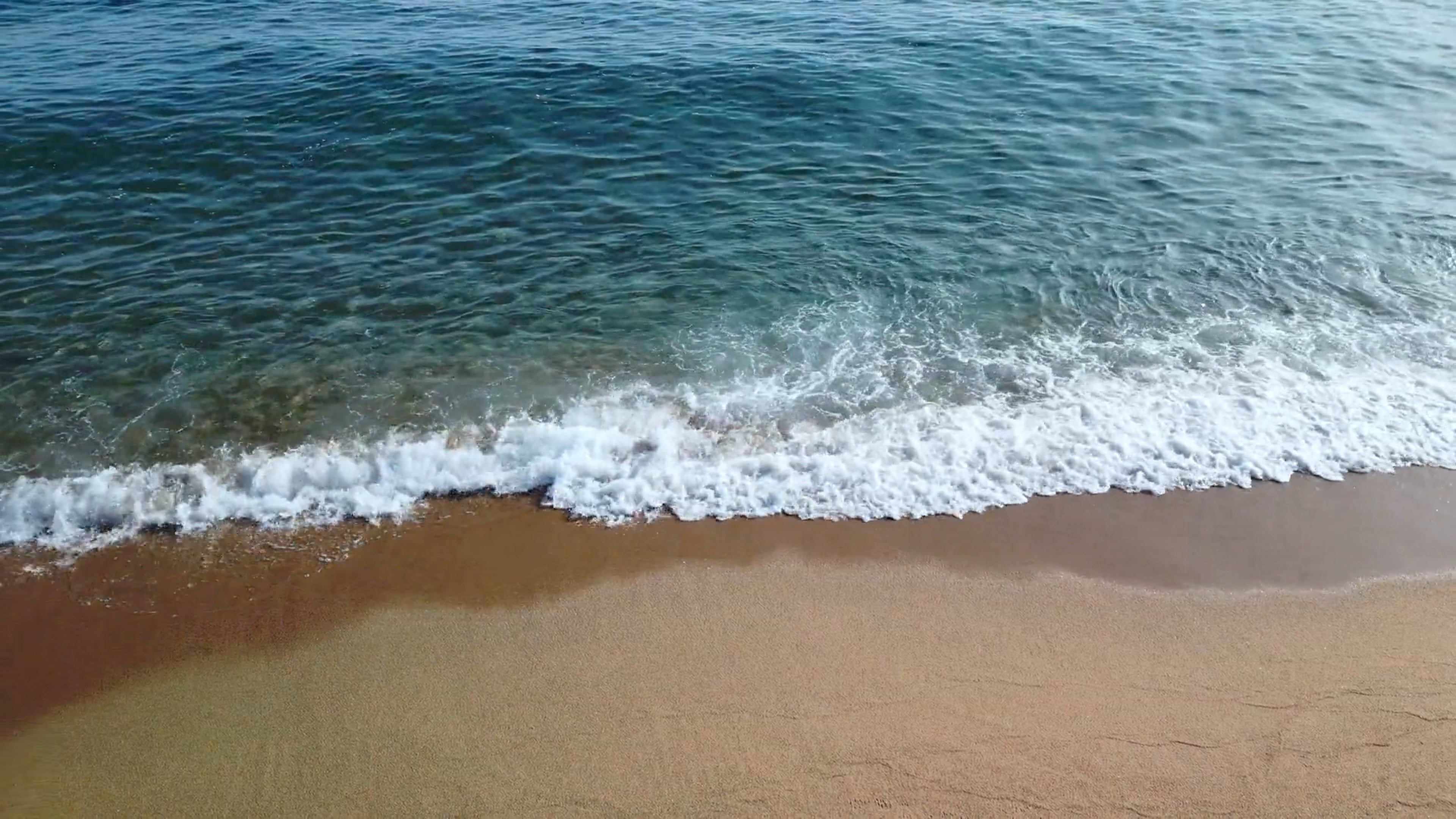 Waves on Beach Free Stock Video Footage, Royalty-Free 4K & HD Video Clip