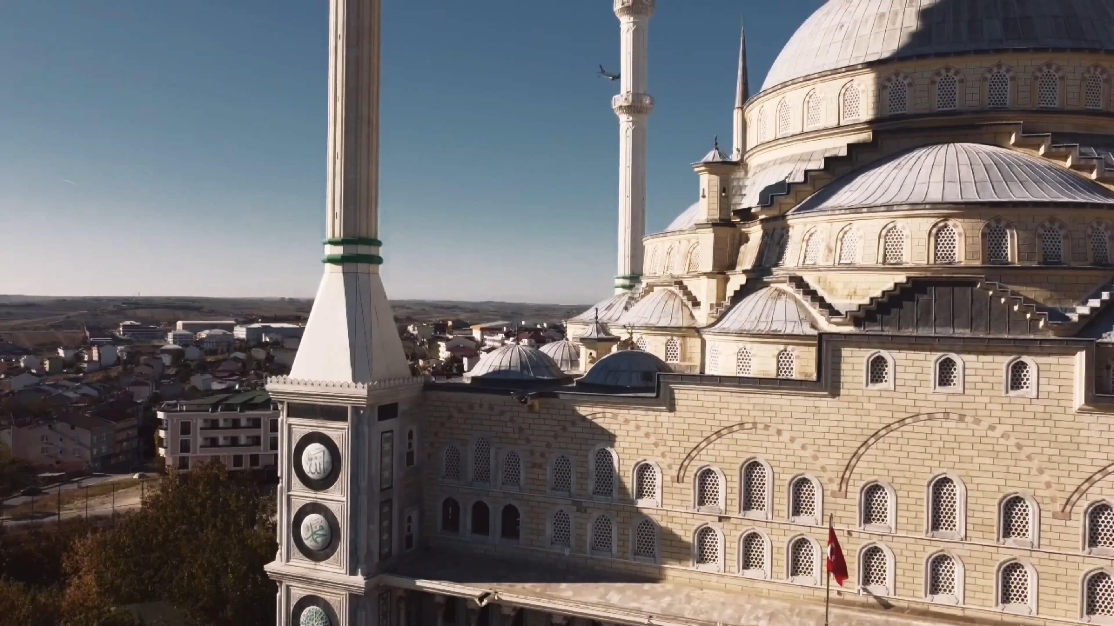 Clear Sky over Mosque Free Stock Video Footage, Royalty-Free 4K & HD ...