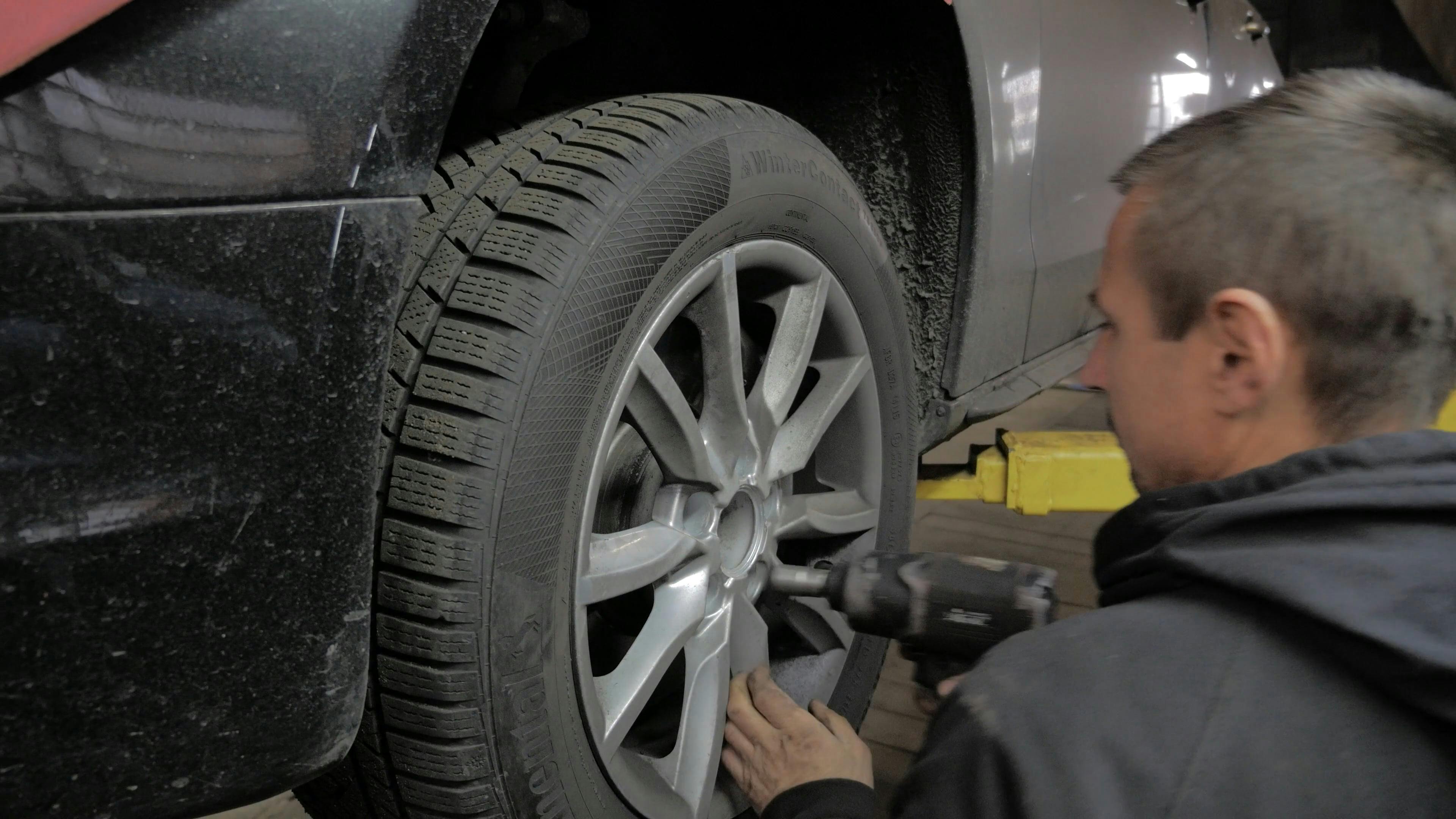 Man Fixing Car Tire Free Stock Video Footage, Royalty-Free 4K & HD ...