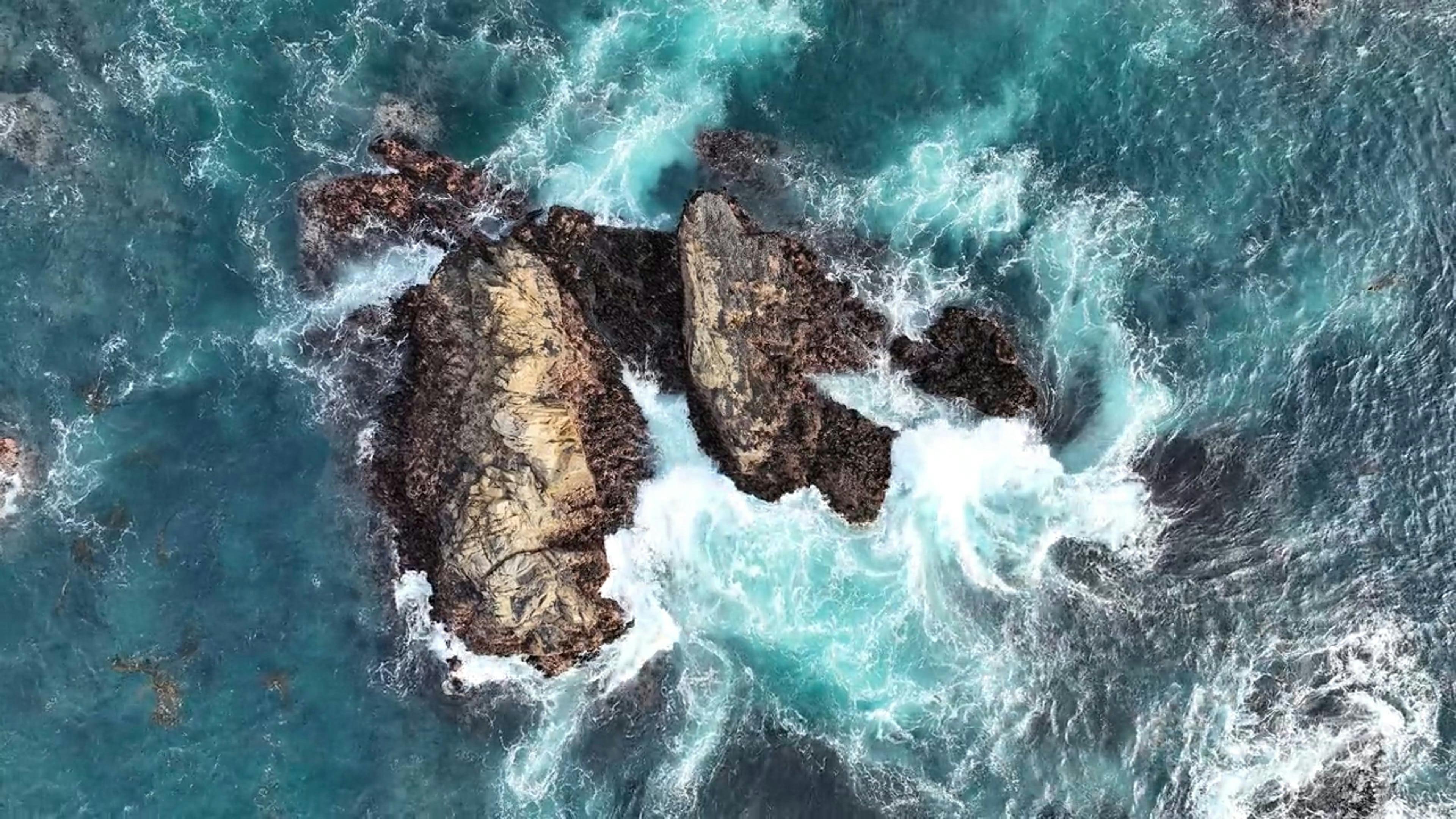 Water Crashing Over The Rocks Free Stock Video Footage, Royalty-Free 4K ...