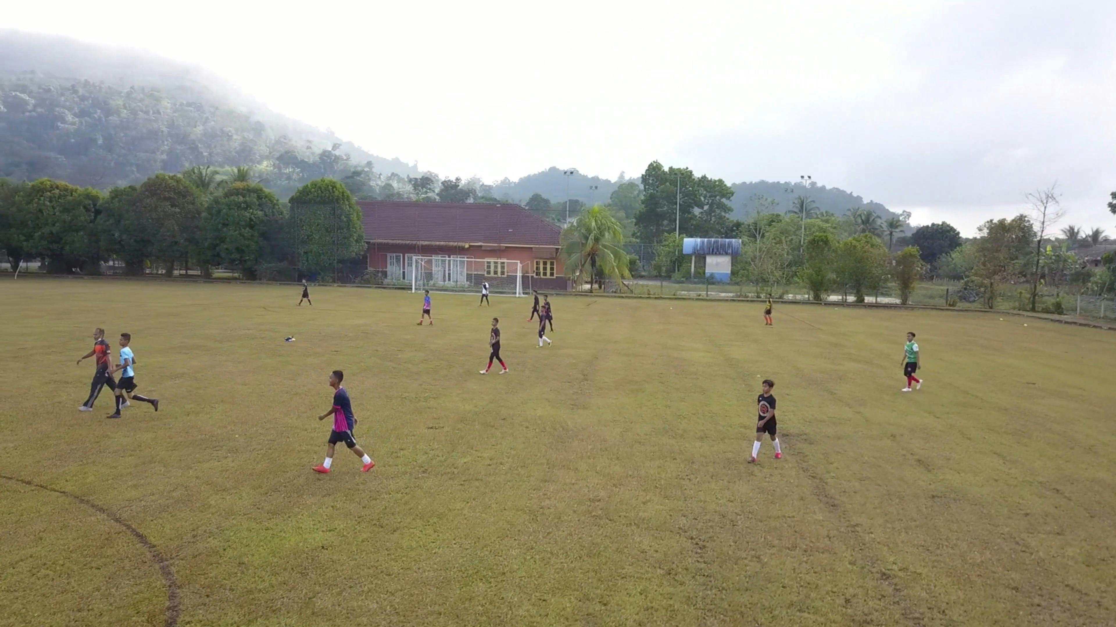 Kids on Football Pitch in Town Free Stock Video Footage, Royalty-Free ...