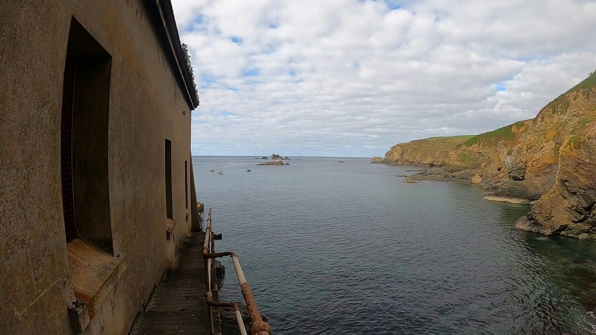 Clouds over Building and Sea Shore Free Stock Video Footage, Royalty ...