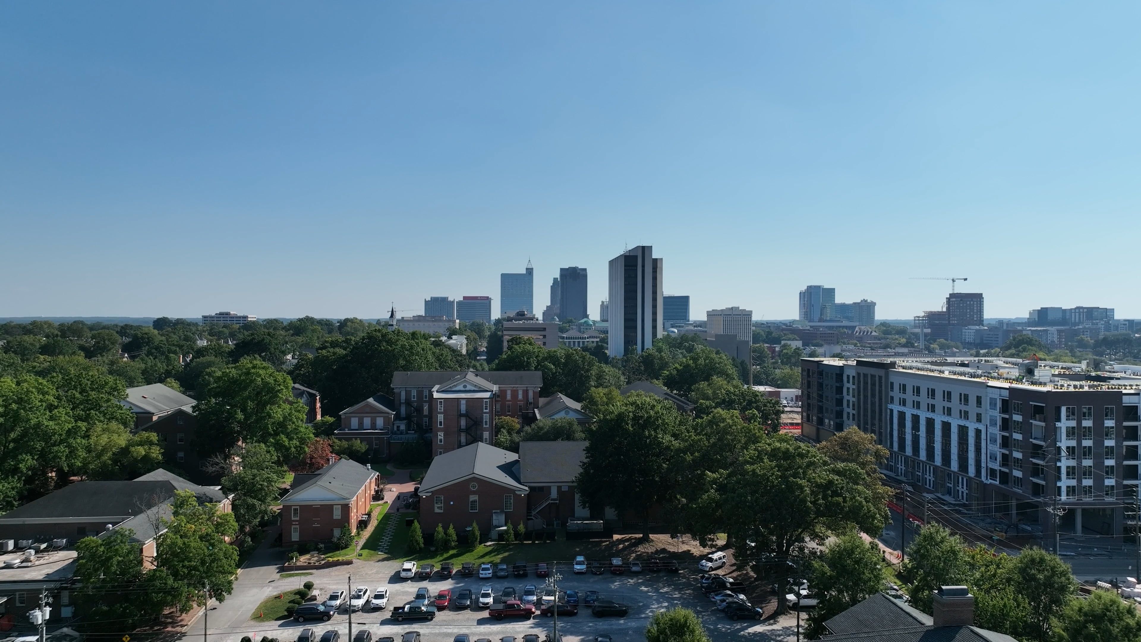 Clear Sky over City and Buildings Free Stock Video Footage, Royalty ...