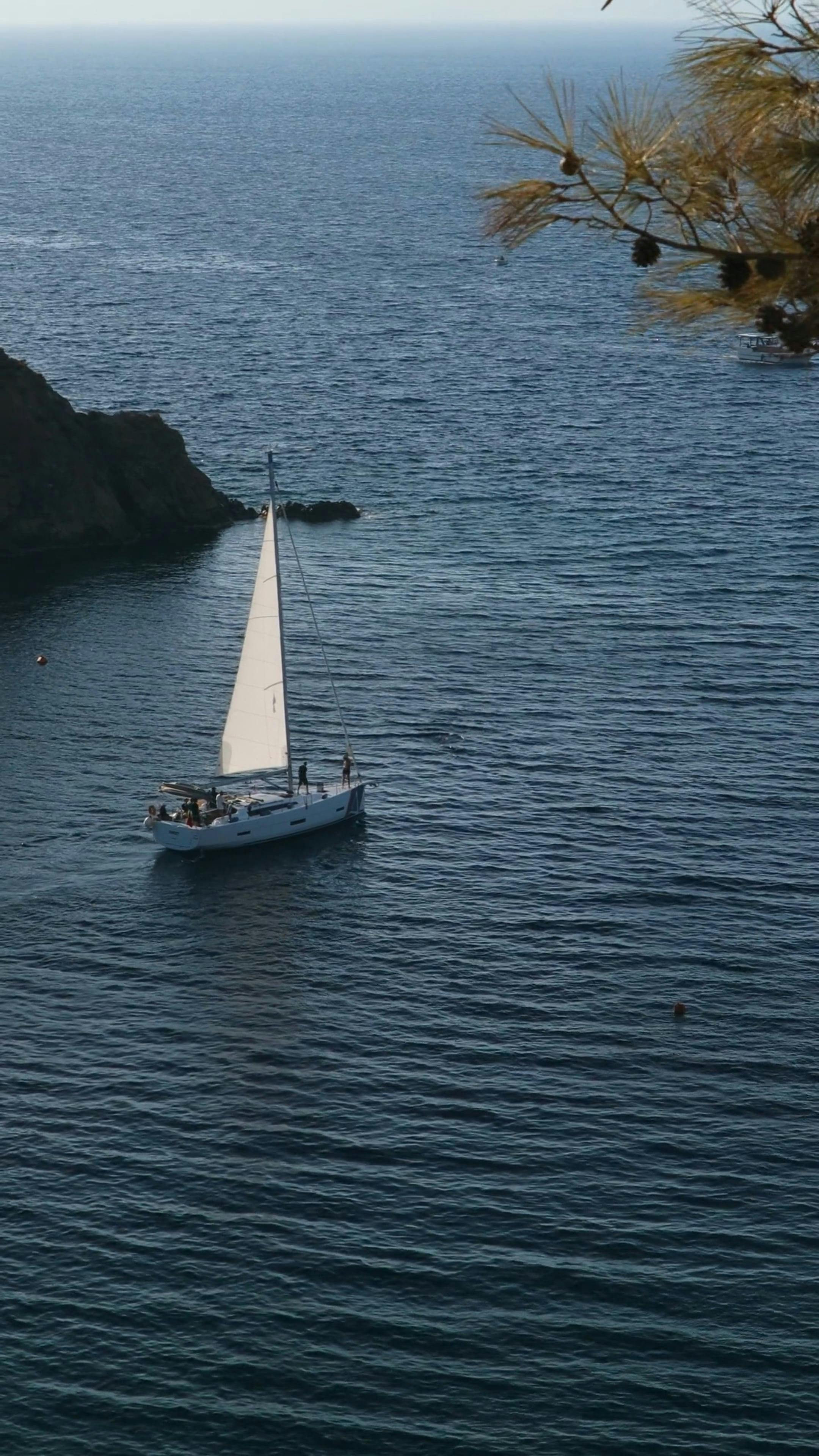 Sailboat At Sea Videos, Download Free 4k Stock Video Footage & Sailboat ...
