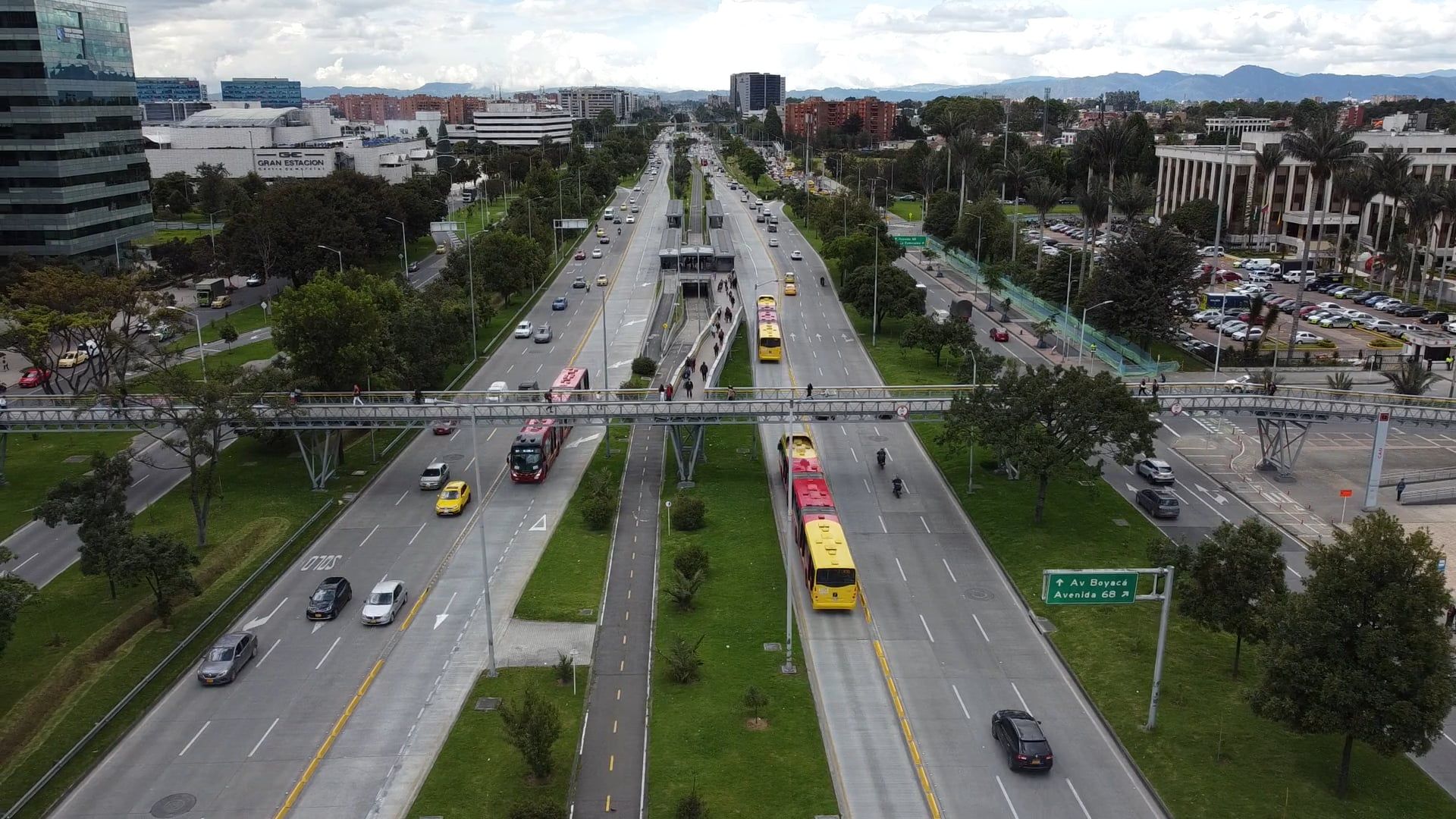 Traffic on Boyacá Avenue in Bogota City, Colombia Free Stock Video ...