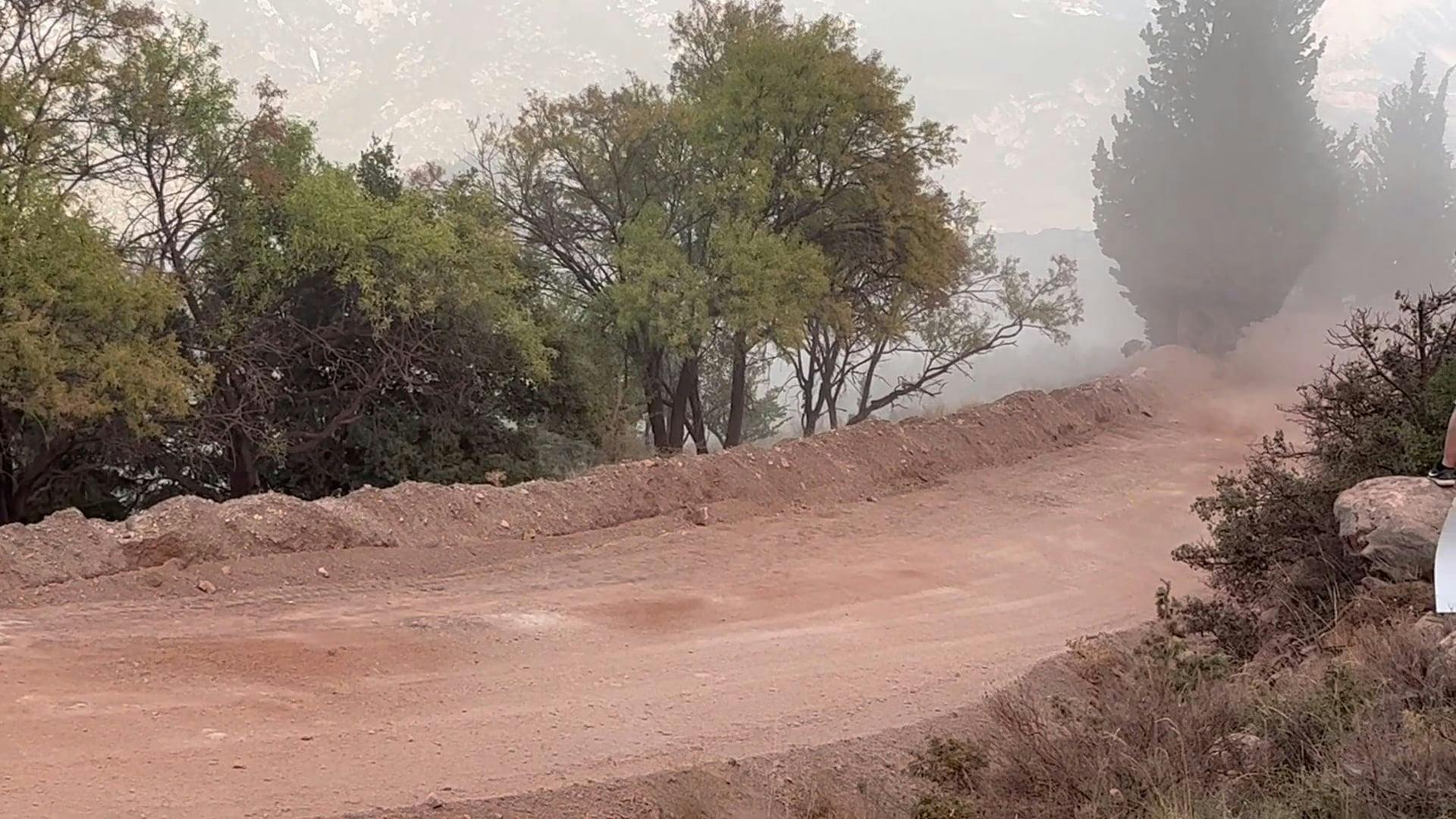 A Rally Racing Car Speeding on a Dirt Road Free Stock Video Footage ...