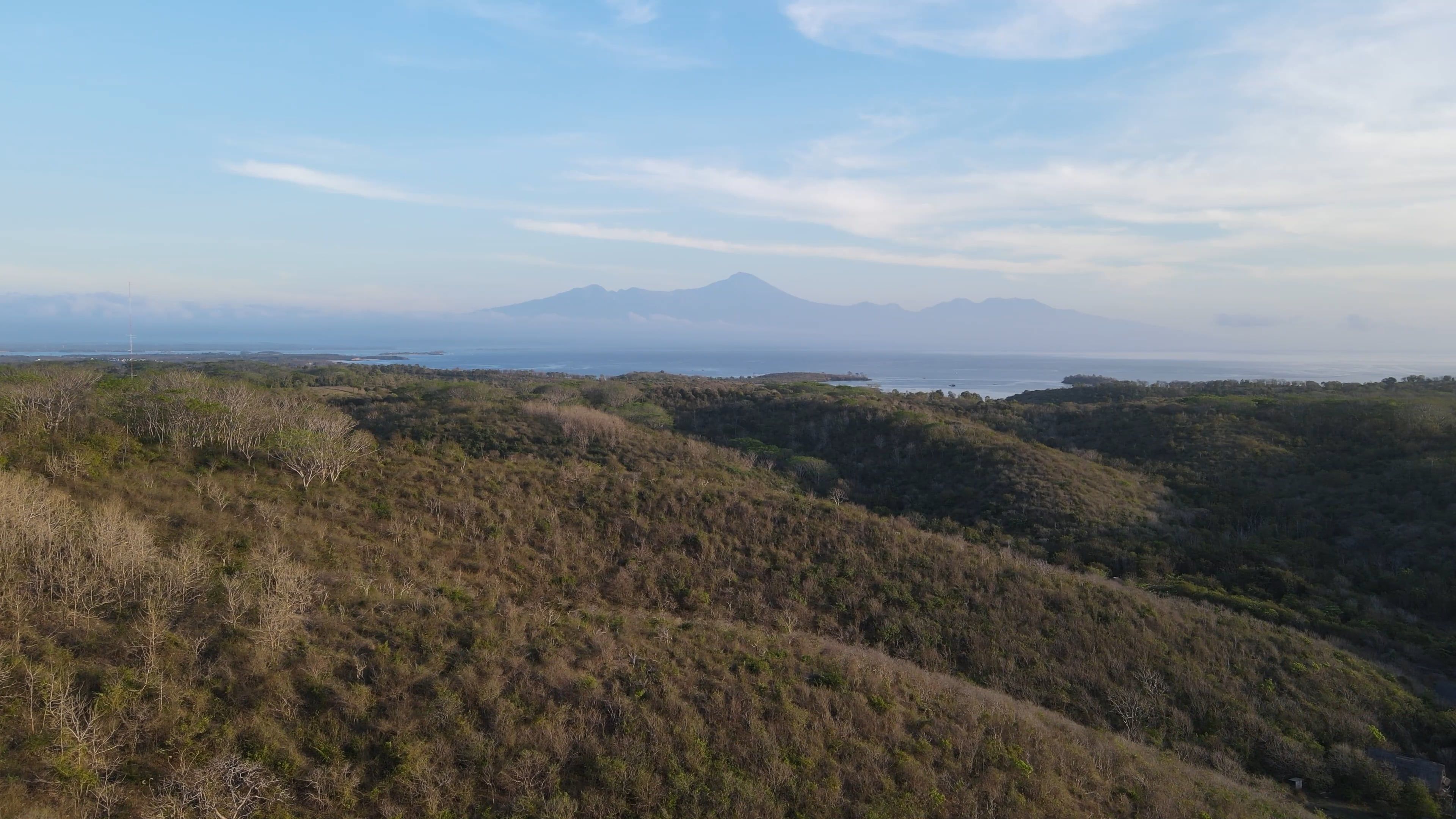 Drone Footage of Lombok Hills, Indonesia Free Stock Video Footage ...