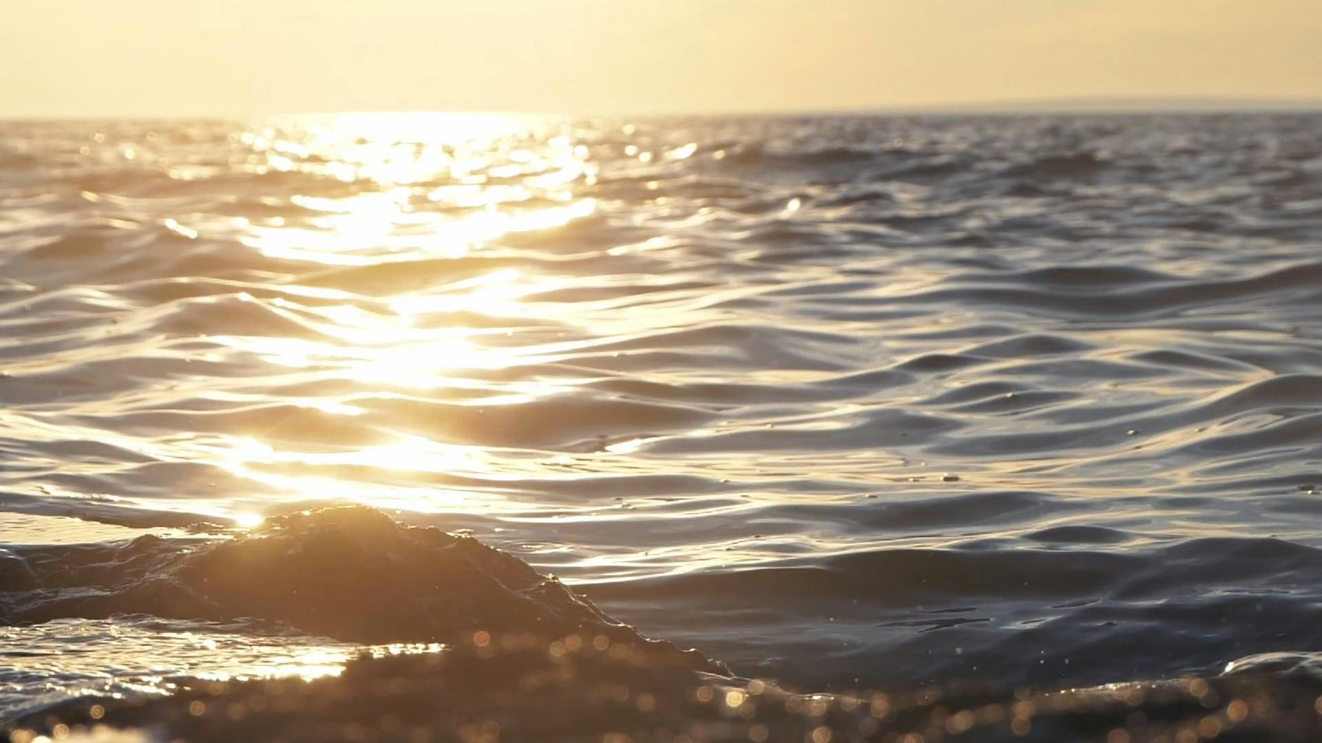 A Slow Motion of Waves Crashing on Sea Free Stock Video Footage ...