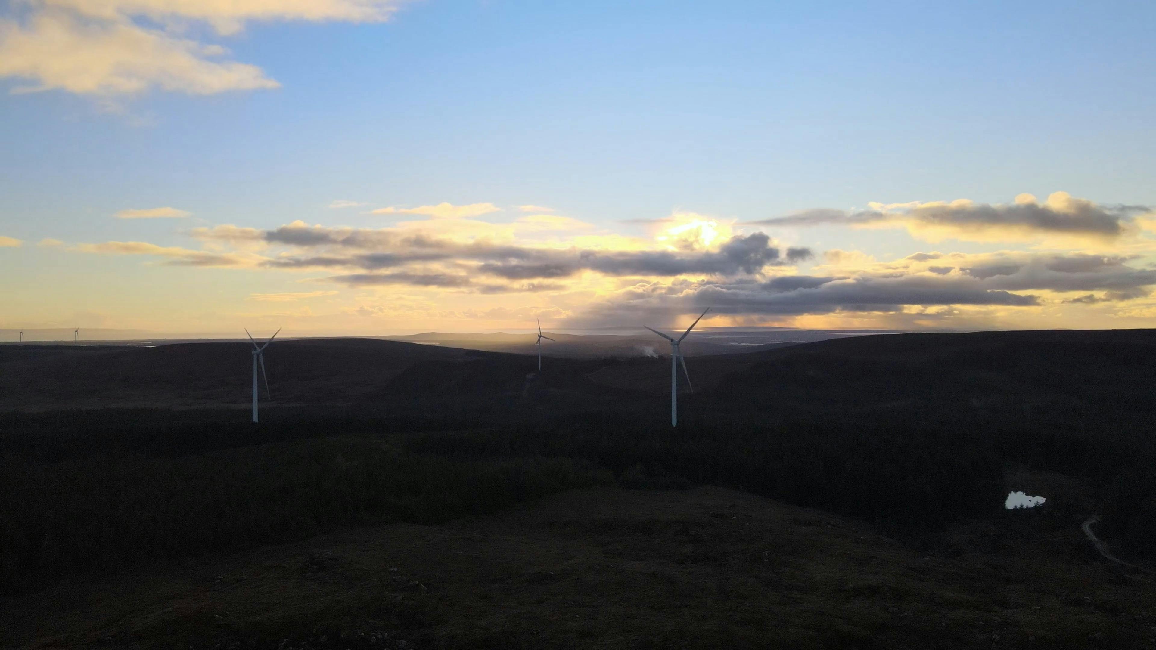 Wind Turbines Free Stock Video Footage, Royalty-Free 4K & HD Video Clip