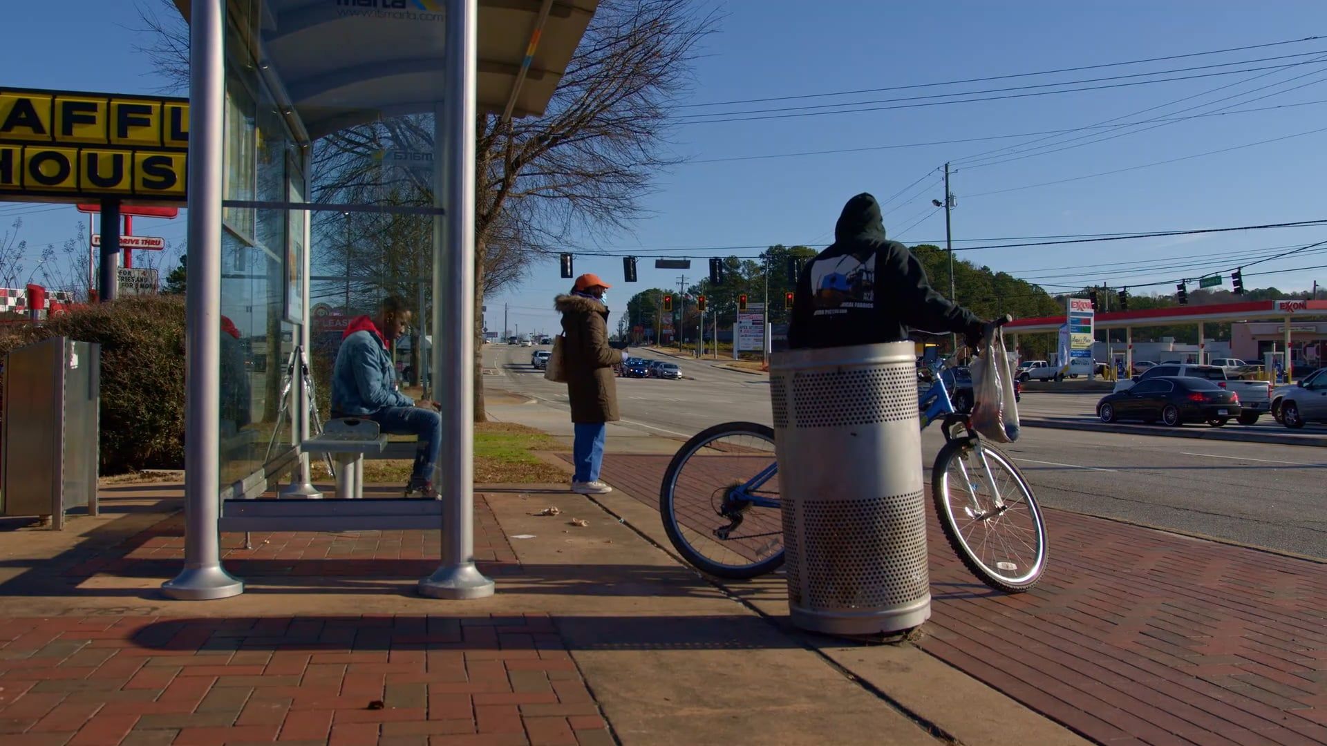 Bus Stop Free Stock Video Footage, Royalty-Free 4K & HD Video Clip