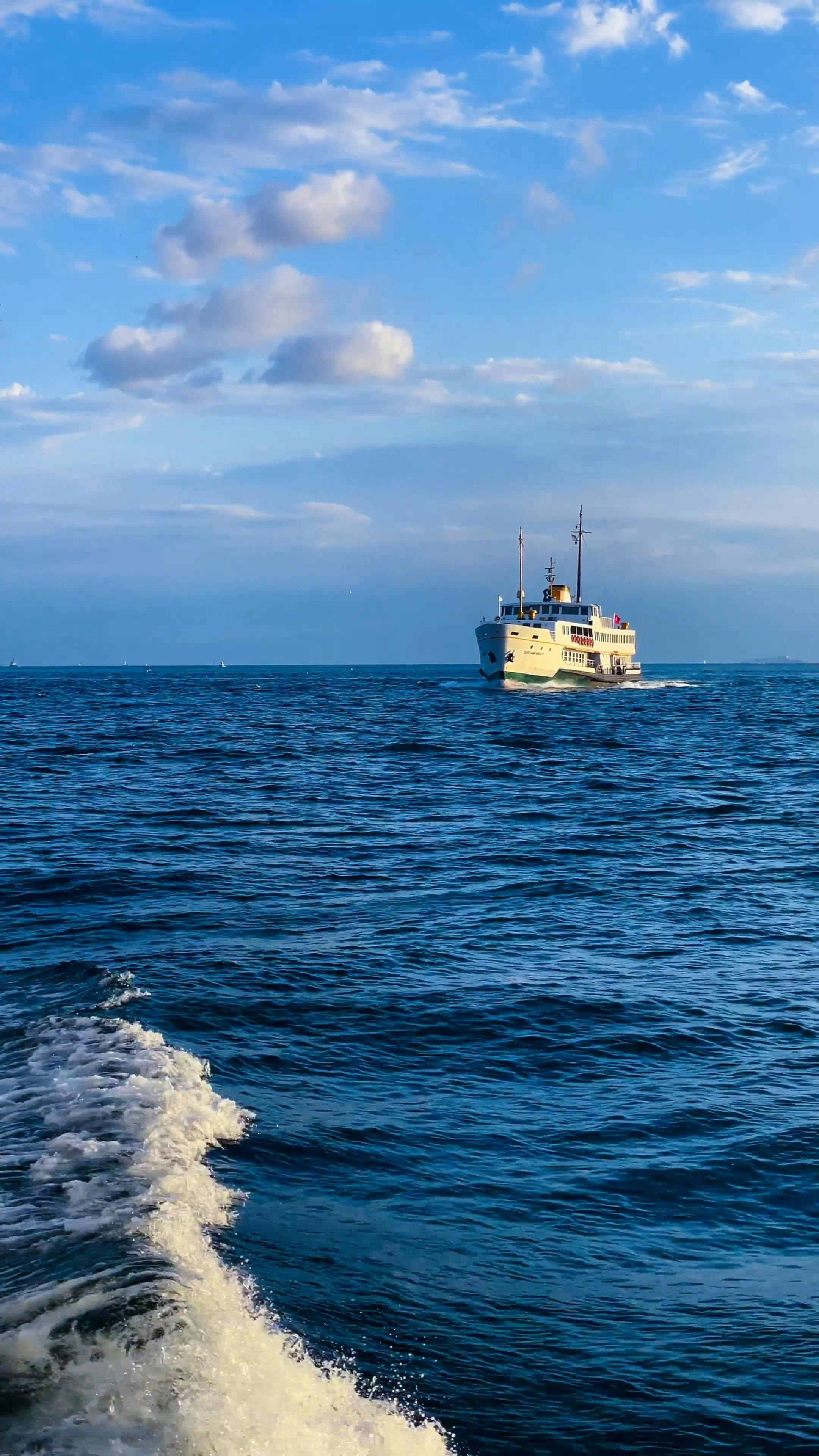 A Ferry on the Sea Free Stock Video Footage, Royalty-Free 4K & HD Video ...