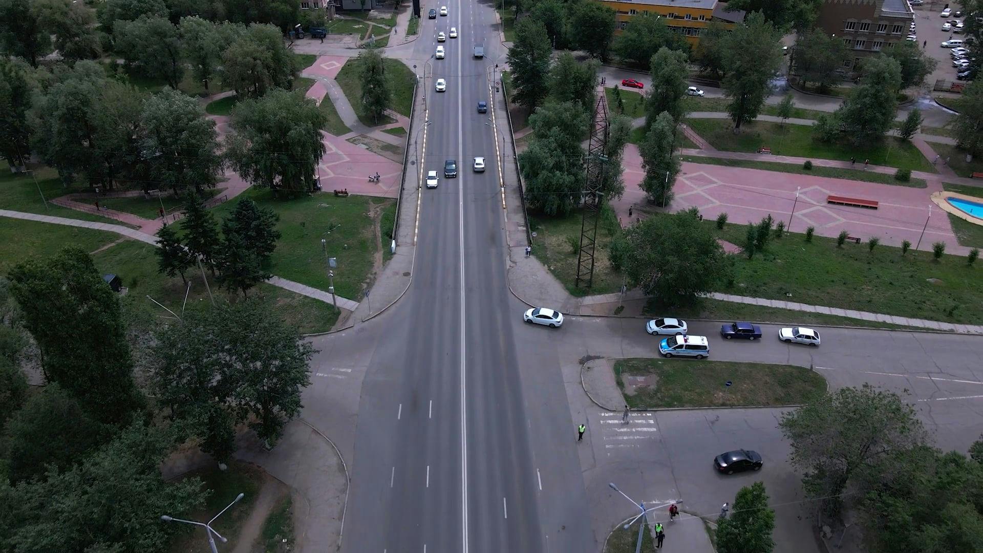 An Aerial Footage of Moving Cars on the Road Free Stock Video Footage ...