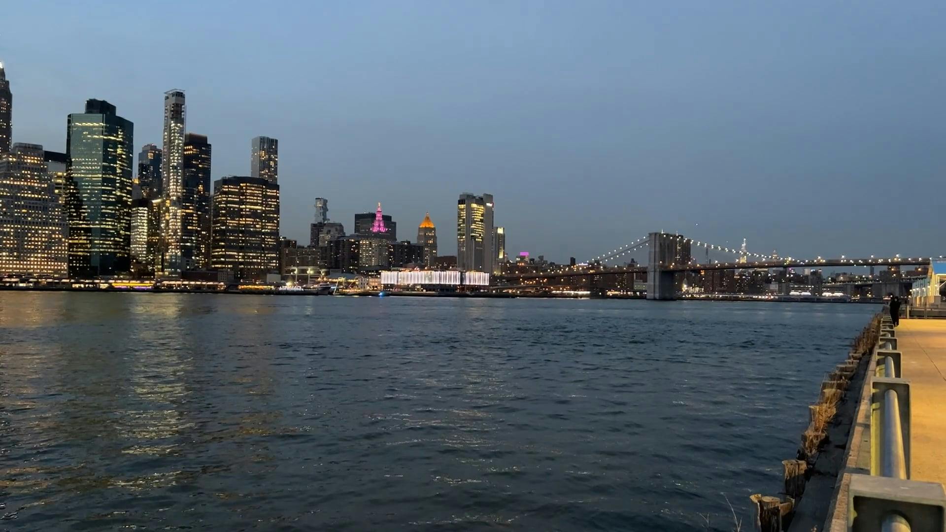 A Boat Sailing in the Upper New York Bay Free Stock Video Footage ...