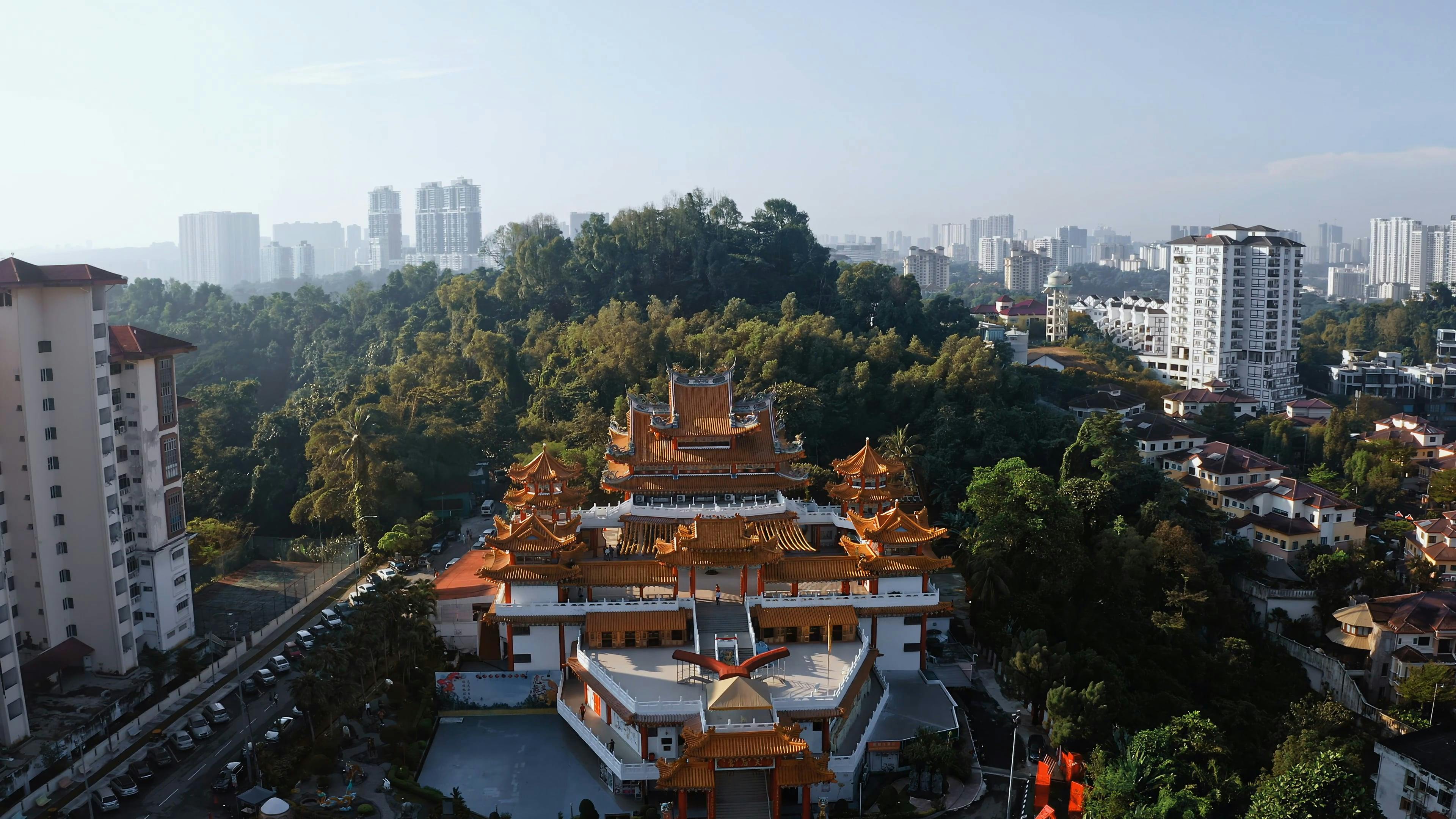 Thean Hou Temple in Malaysia Free Stock Video Footage, Royalty-Free 4K ...