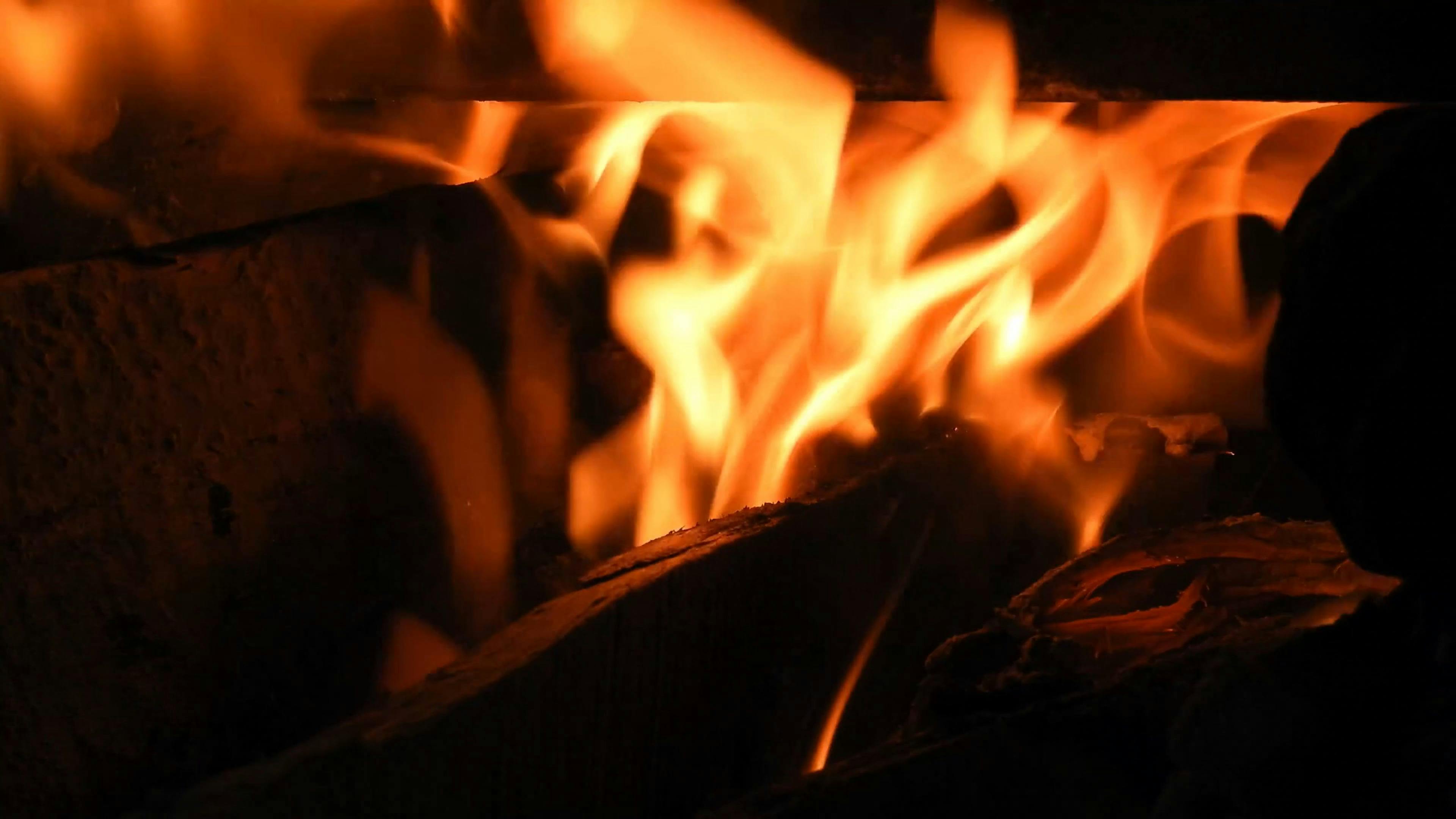 Moving Fire In Fireplace Videos, Download Free 4k Stock Video Footage ...