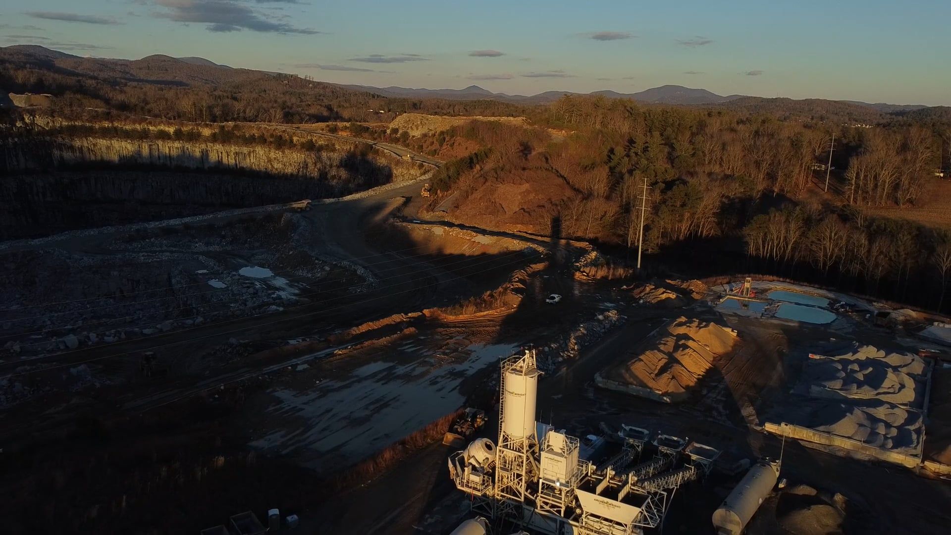 Drone Footage of a Quarry Free Stock Video Footage, Royalty-Free 4K ...