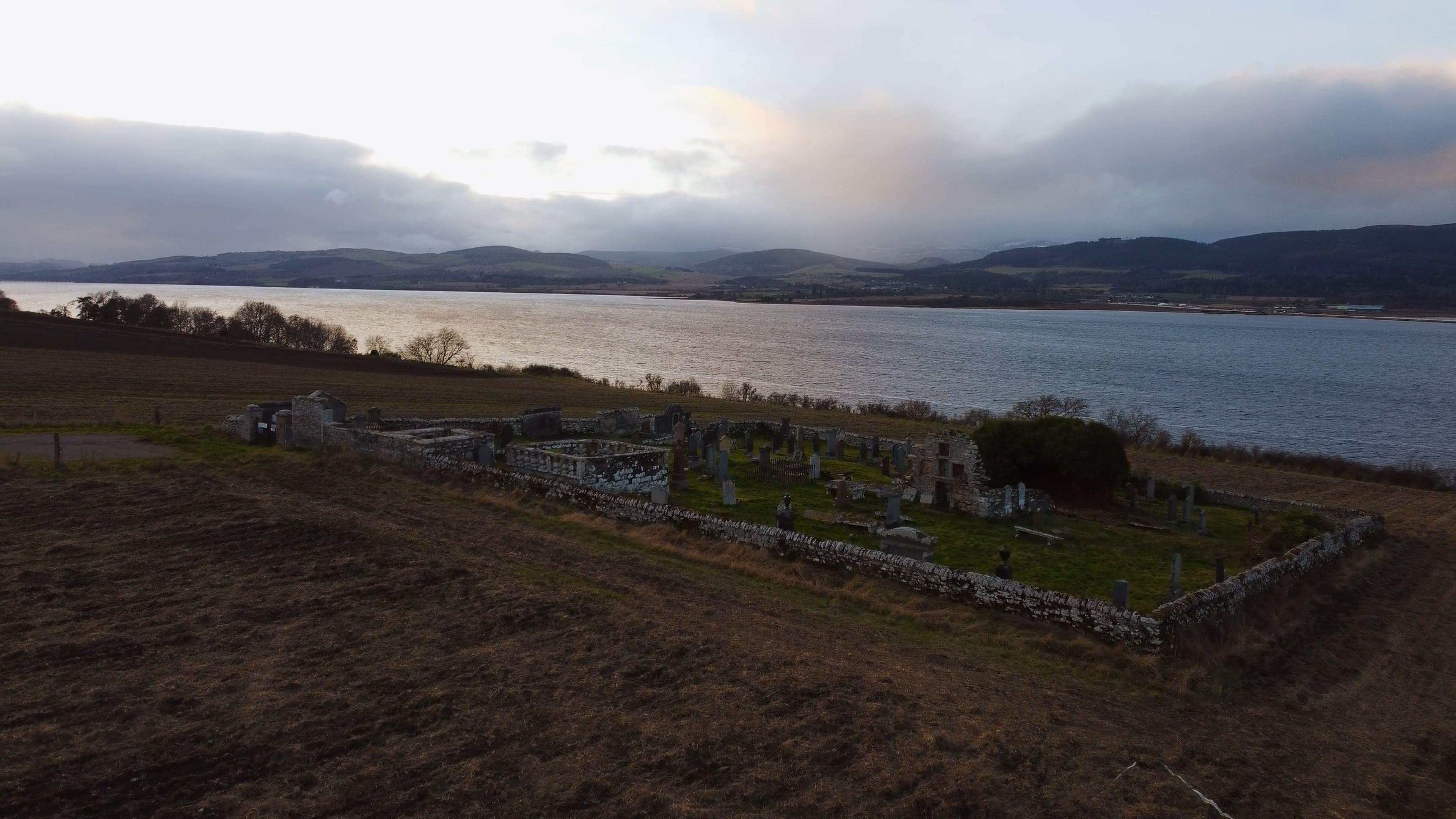 Drone Footage Of Cemetery Free Stock Video Footage, Royalty-Free 4K ...
