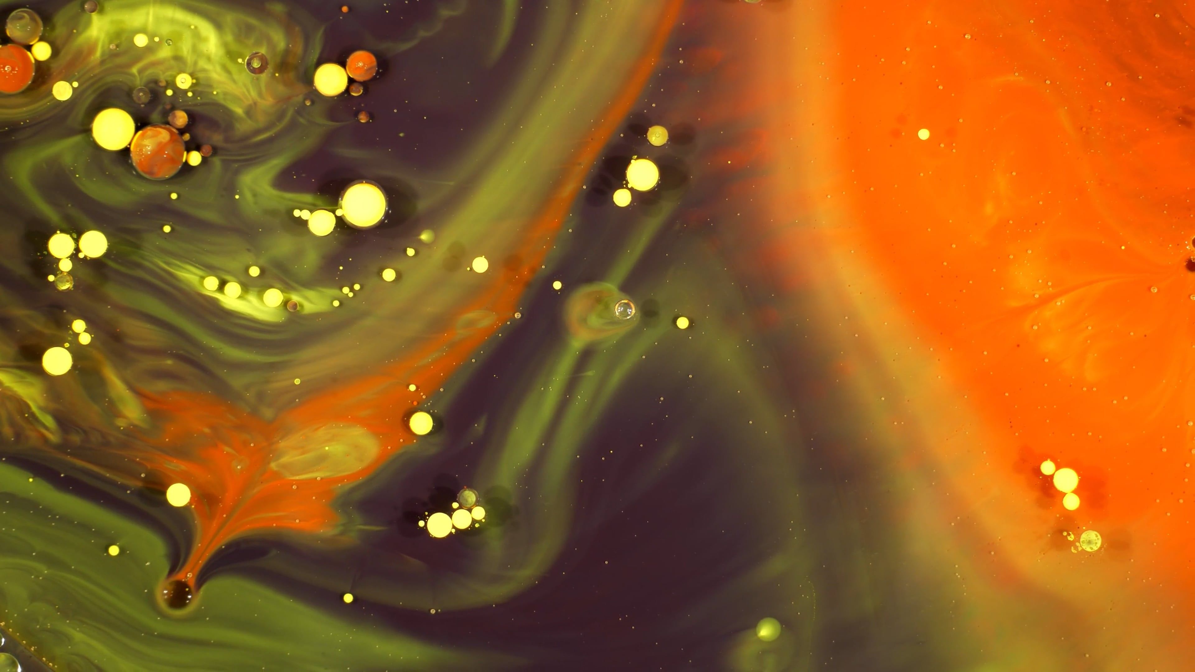 Colored Liquids Mixing in Slow Motion Free Stock Video Footage, Royalty ...