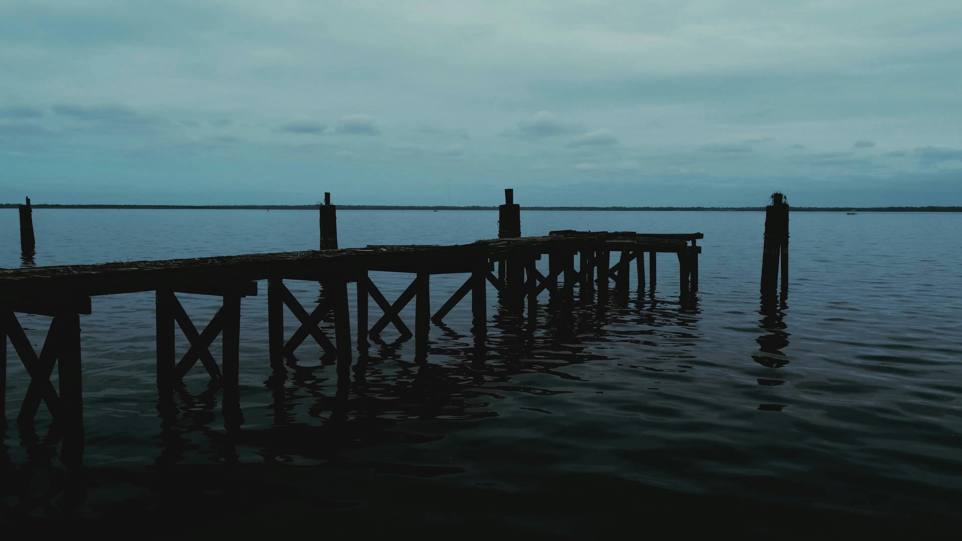 Videoclip de stoc gratuit cu albastru, amurg, apă, apus, armonios ...