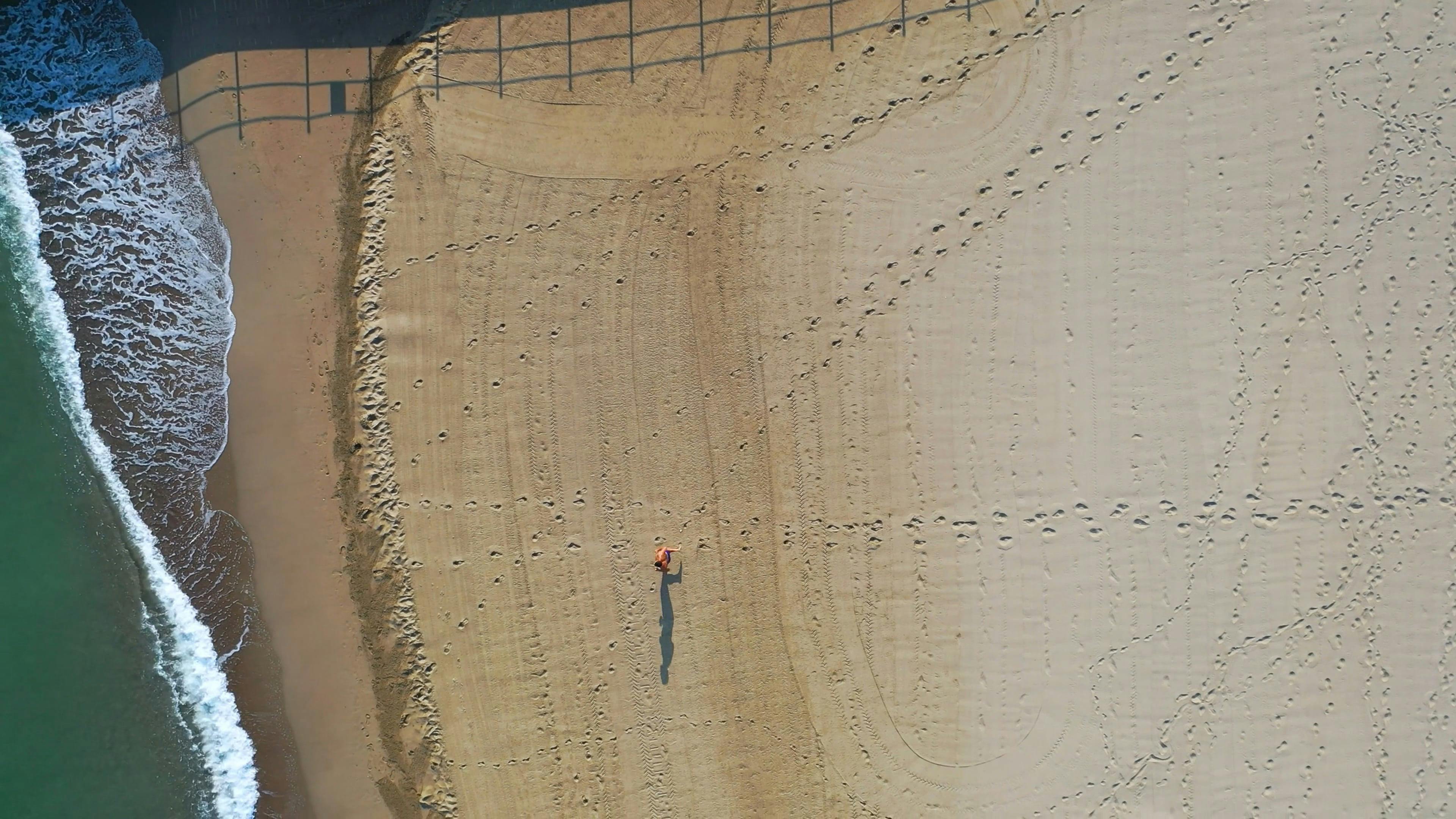 Top View Footage Of Someone Diving In The Pool Free Stock Video Footage ...