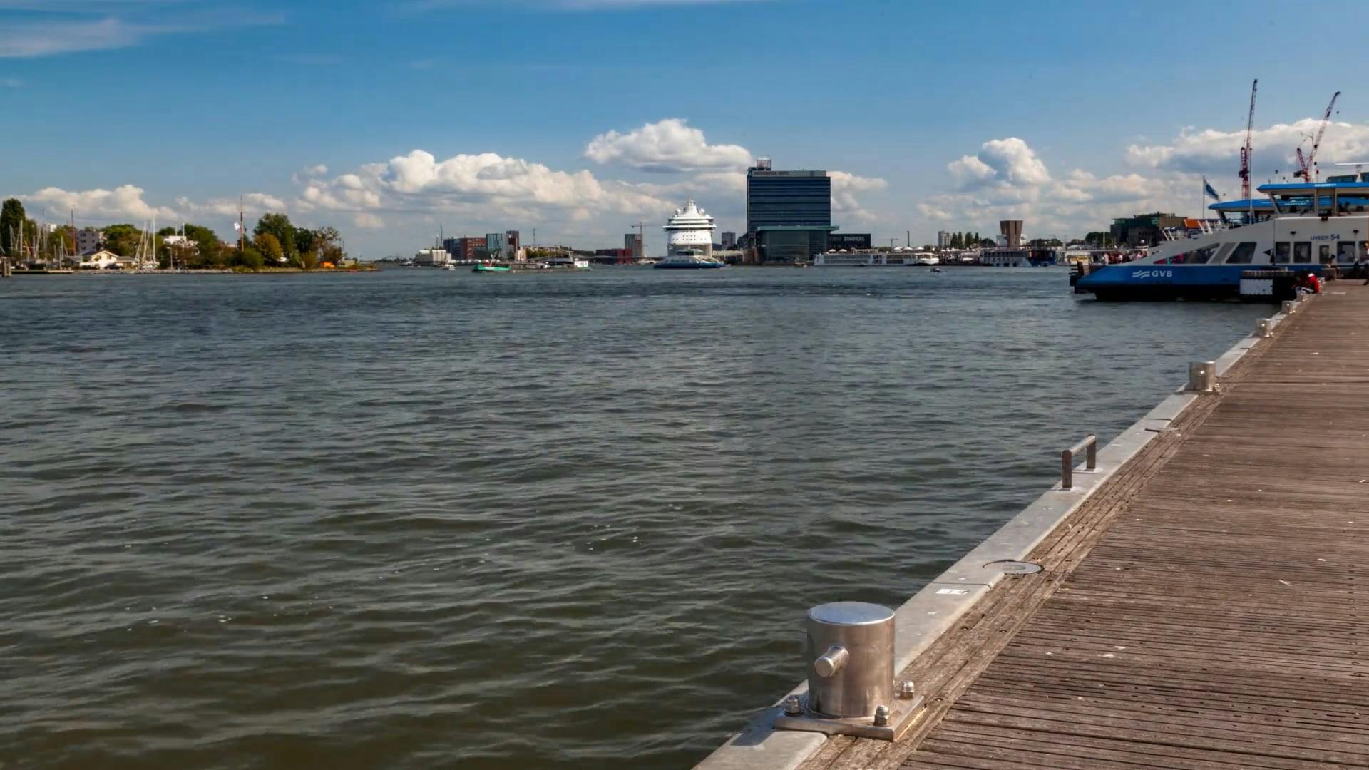 Time Lapse of Boats Entering and Leaving the Docking Area Free Stock ...