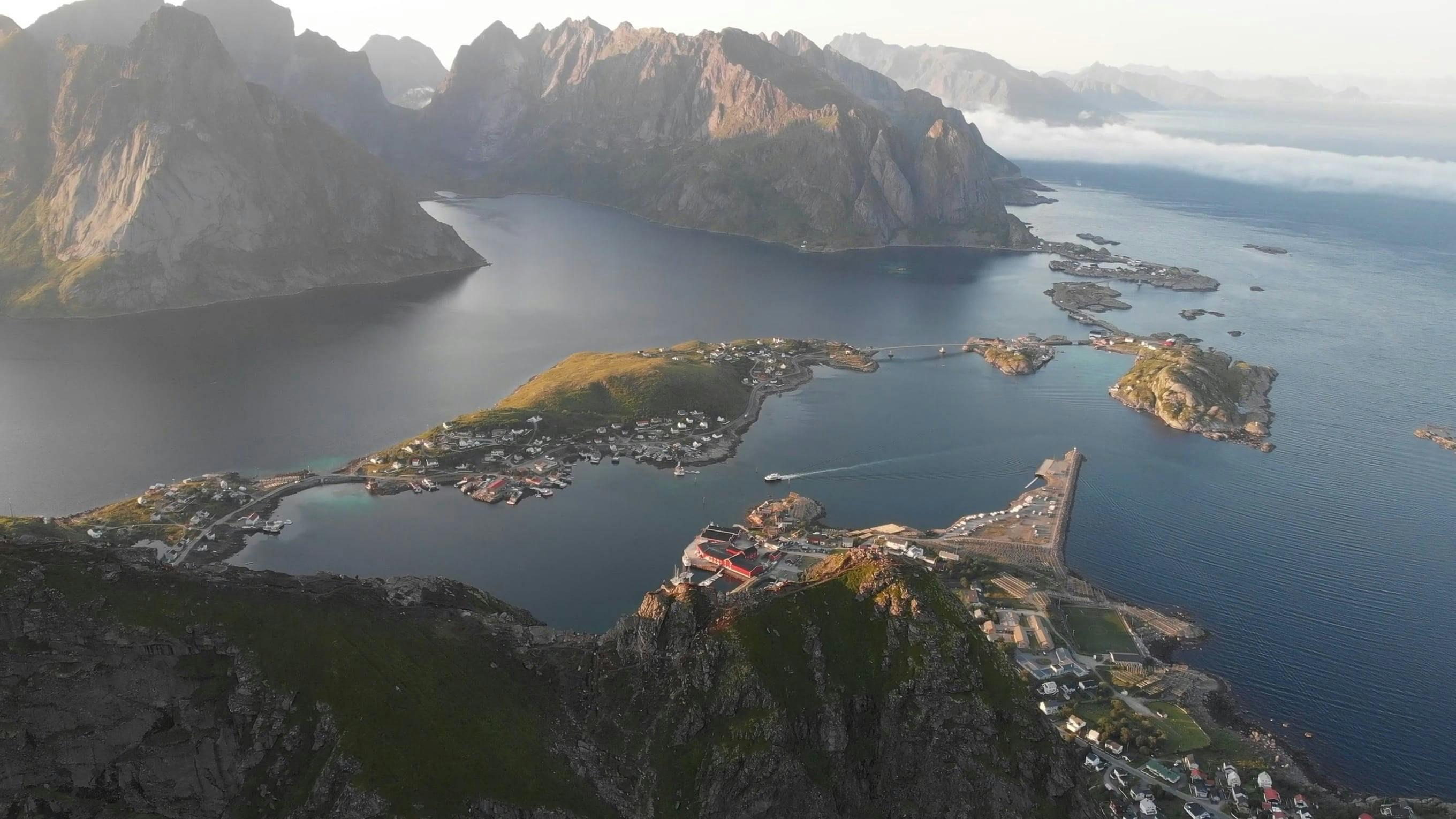 Reine lofoten - Reinebringen Norvège Free Stock Video Footage, Royalty ...