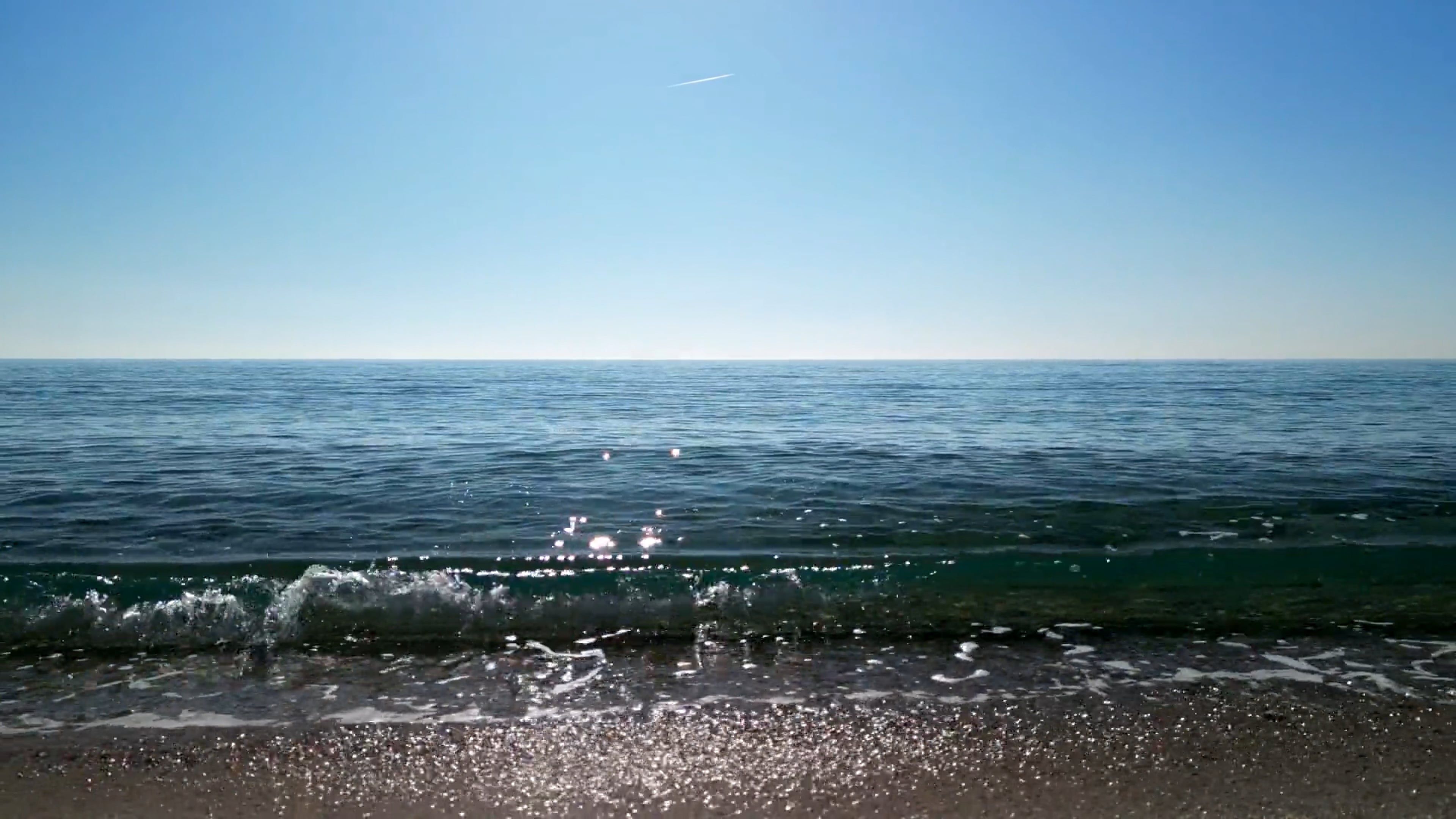 Close Up Video Of Beach Waves Free Stock Video Footage, Royalty-Free 4K ...