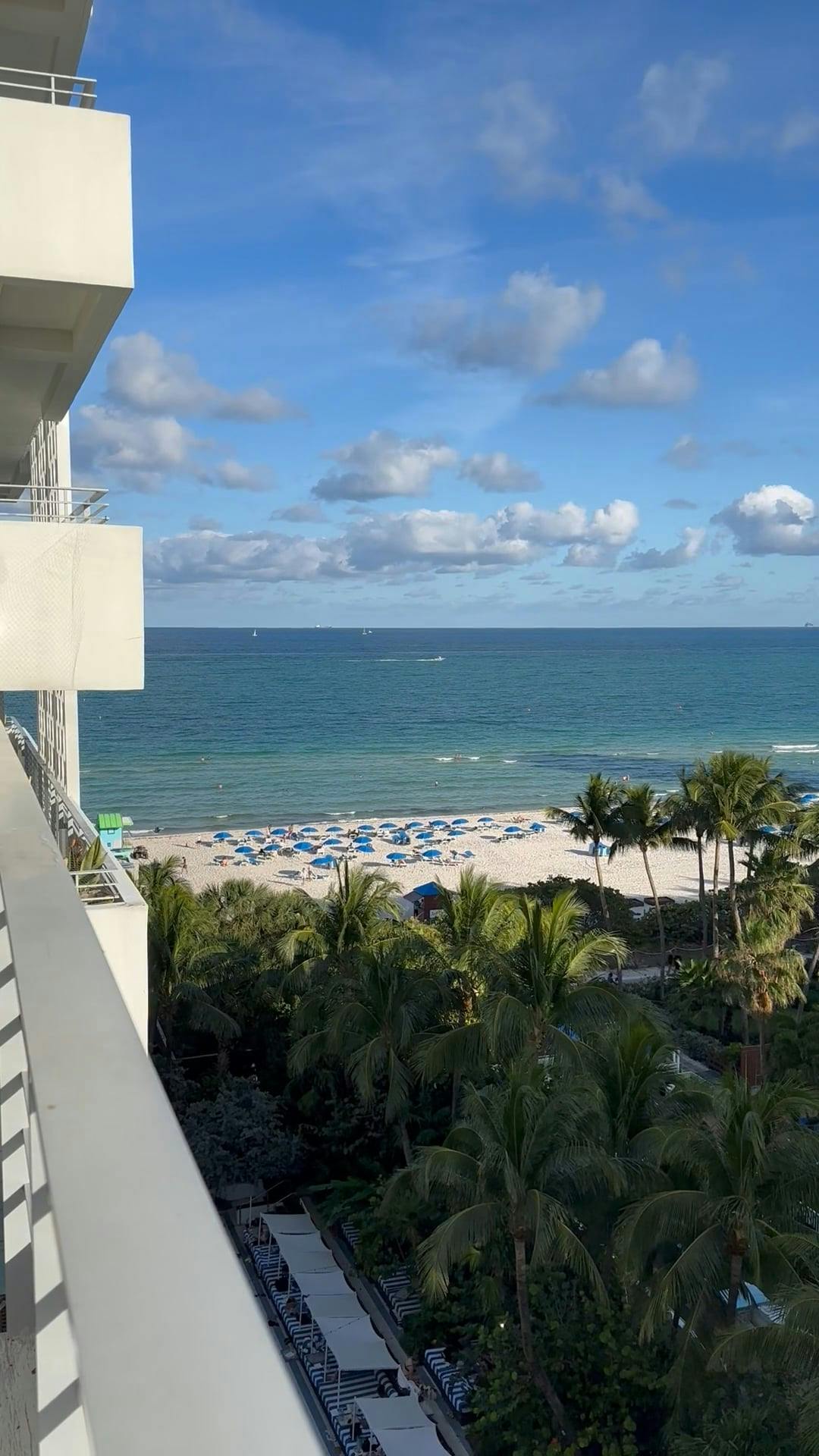 A balcony overlooking the beach and ocean Free Stock Video Footage ...