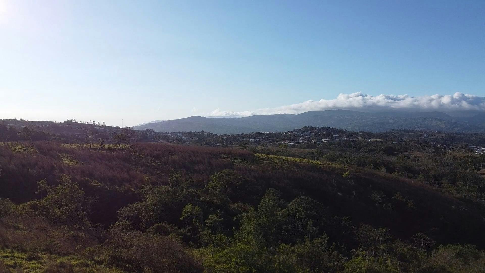 Drone Footage of Hills in San Ramon, Costa Rica Free Stock Video ...