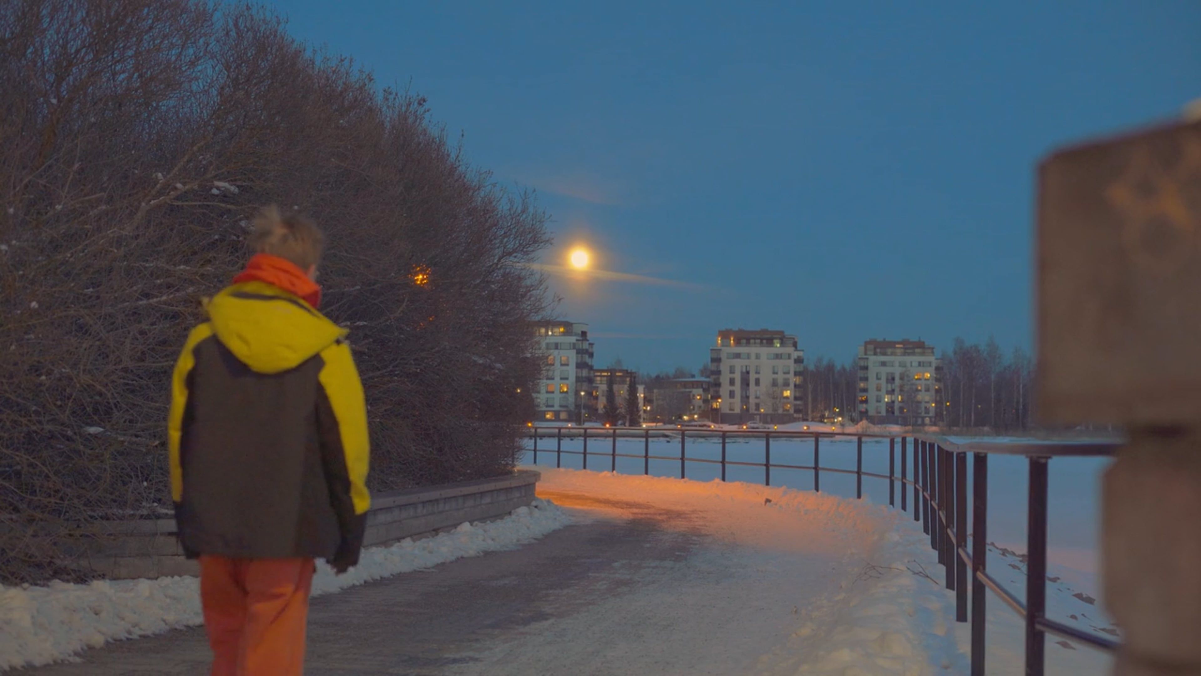 Late night moon Free Stock Video Footage, Royalty-Free 4K & HD Video Clip