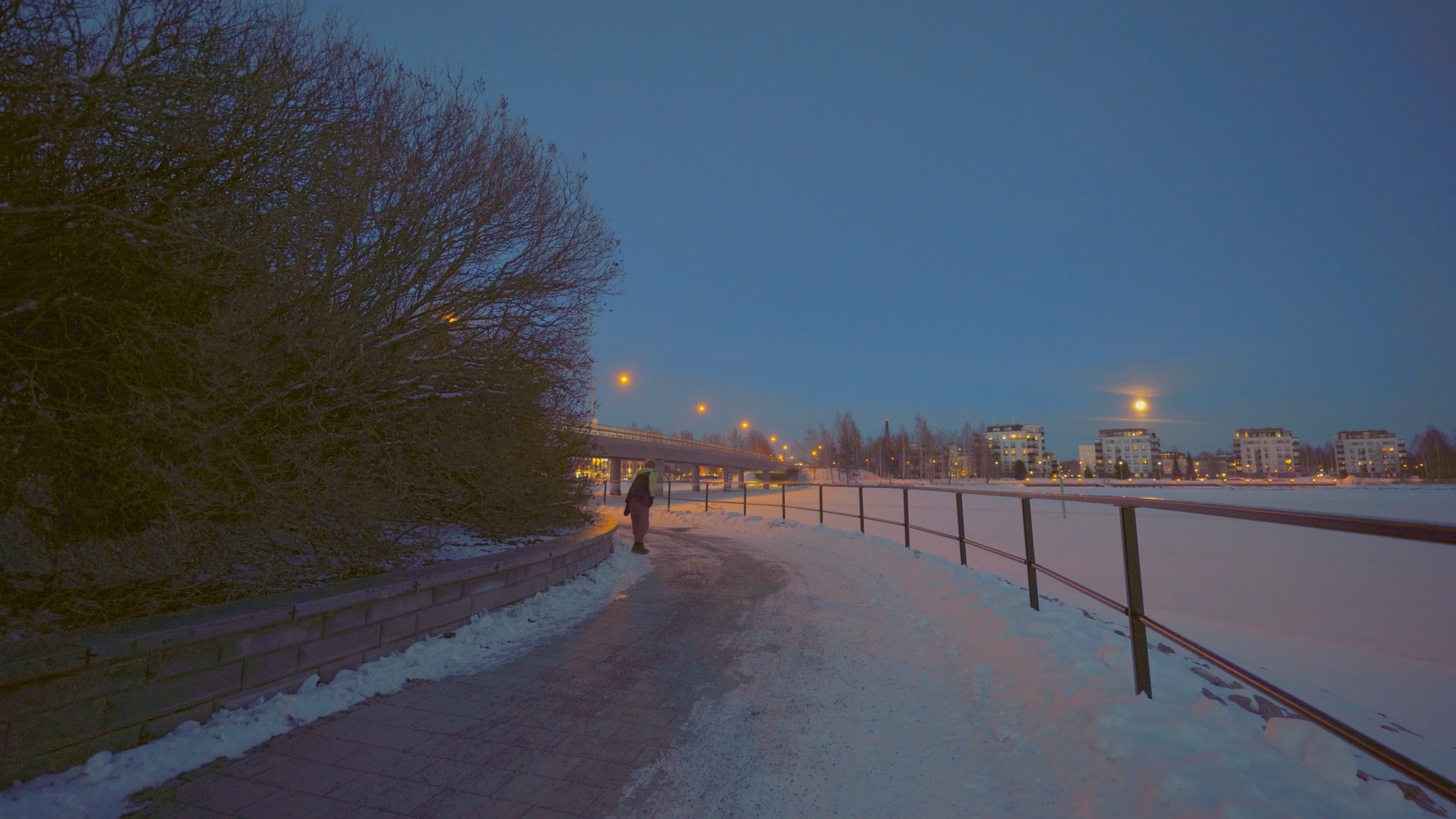 Late night moon Free Stock Video Footage, Royalty-Free 4K & HD Video Clip