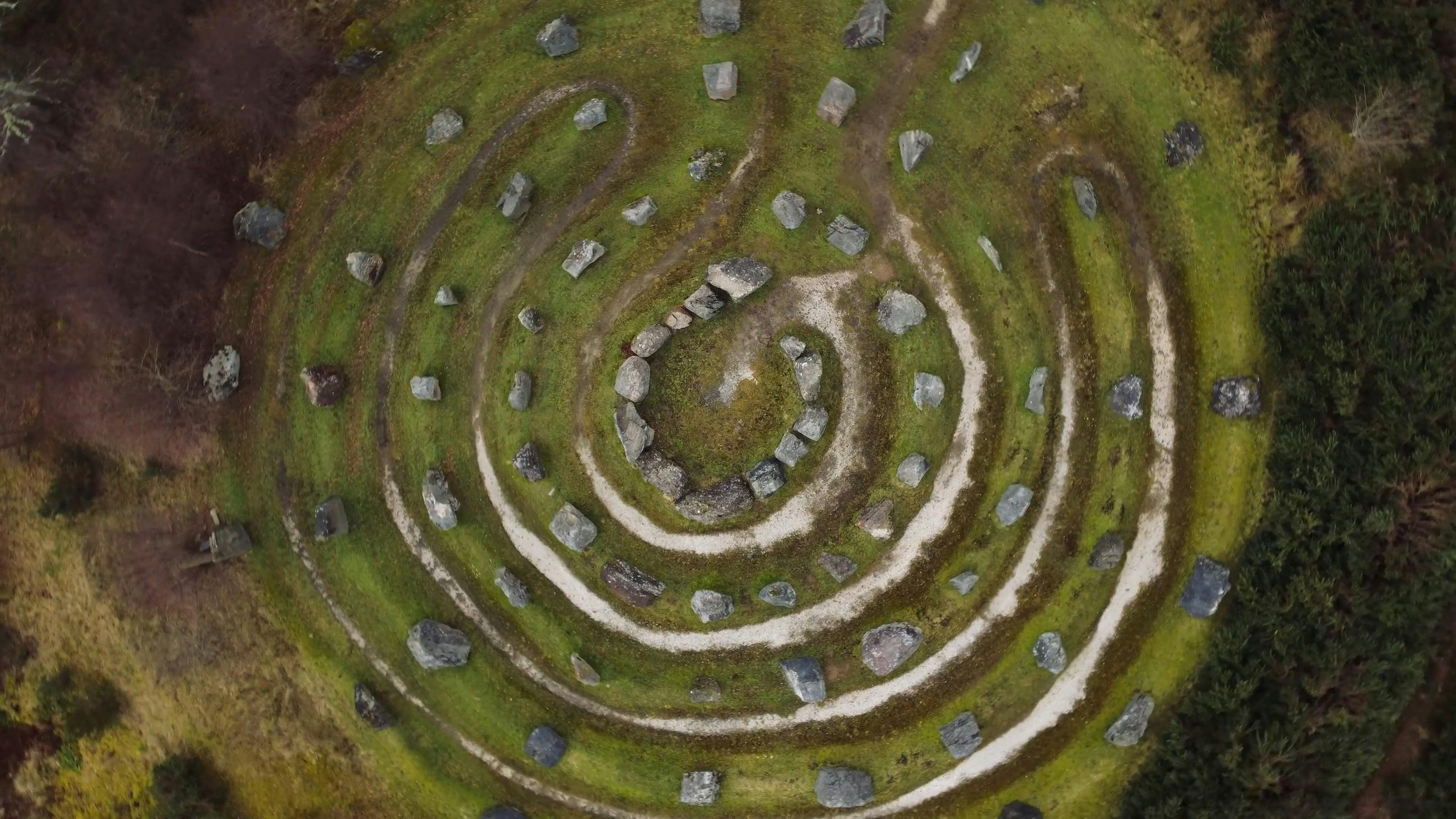 Spinning Touchstone Maze Shot Free Stock Video Footage, Royalty-Free 4K ...