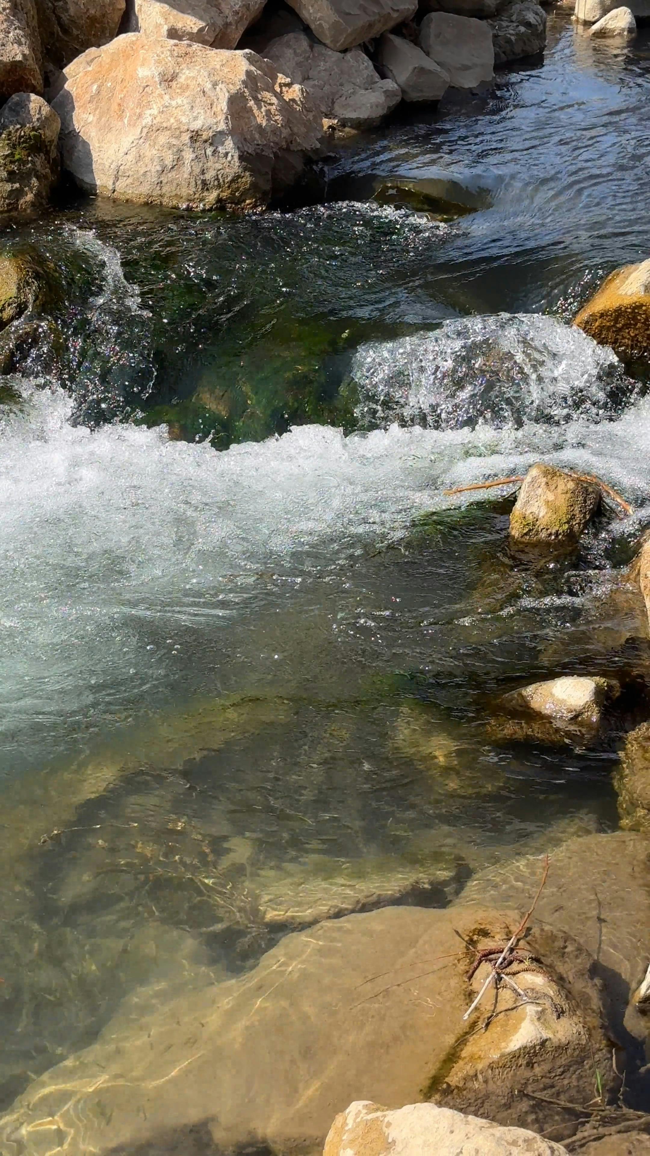 a flowing river in nature Free Stock Video Footage, Royalty-Free 4K ...