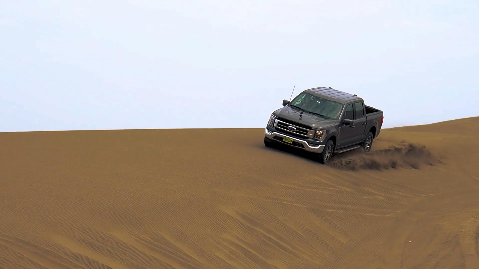 Driving A Pickup Truck In A Desert Free Stock Video Footage, Royalty ...