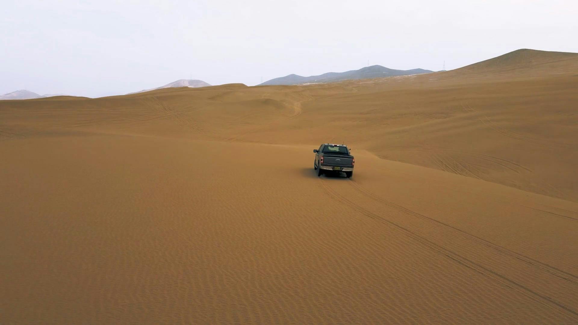 Driving A Pickup Truck In A Desert Free Stock Video Footage, Royalty ...