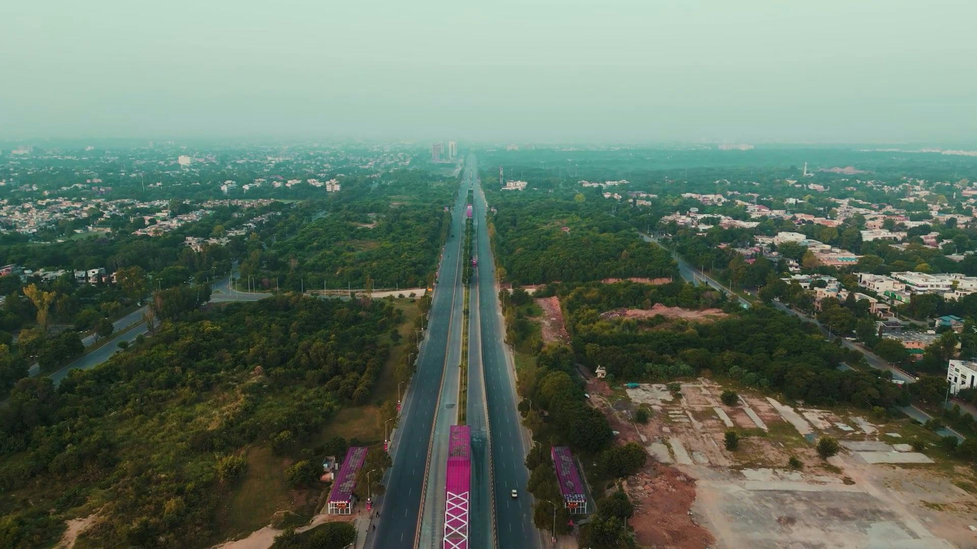 Drone Footage of a Pepsi Billboard on the Side of a Building Free Stock ...