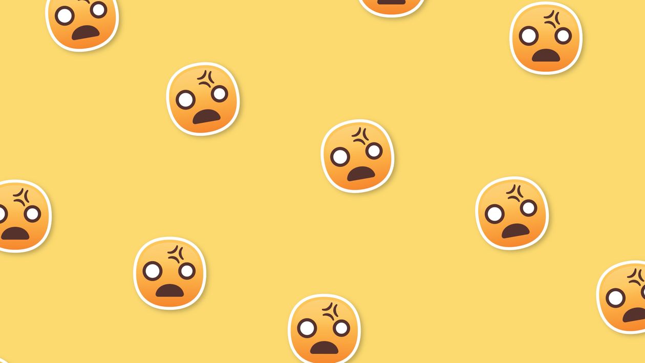 scared face emoji background Free Stock Video Footage, Royalty-Free 4K ...