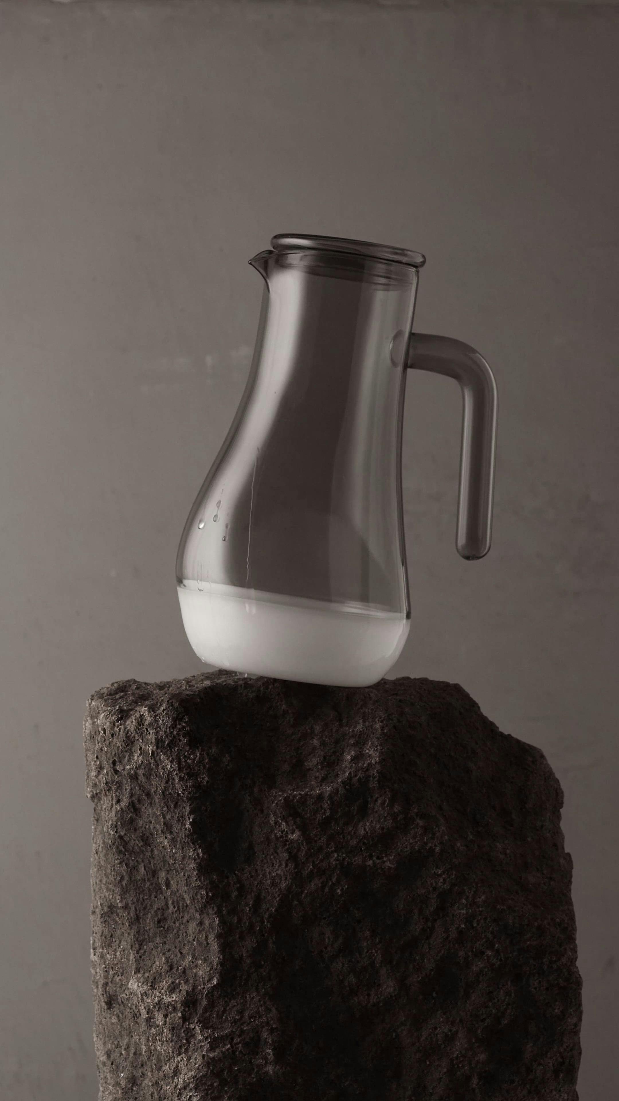 Water Drops Falling on a Glass Jug Free Stock Video Footage, Royalty ...