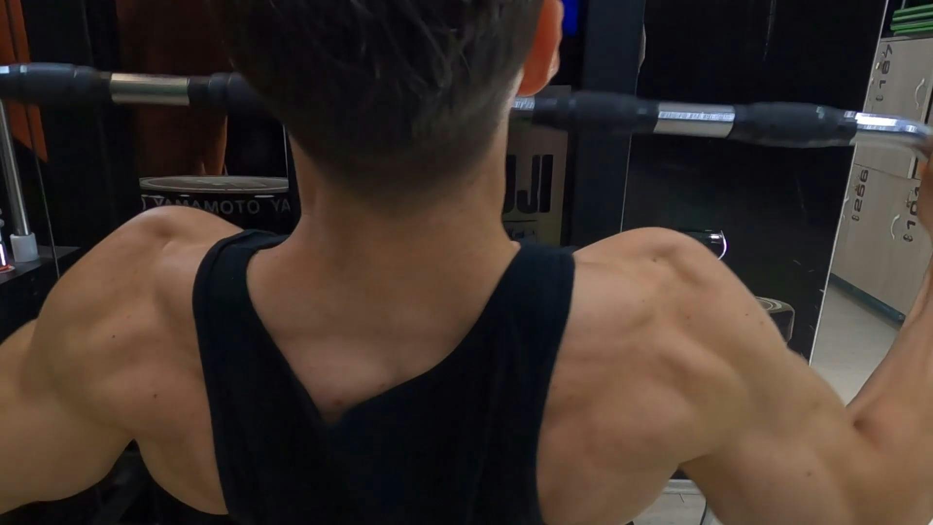 Strong shredded guy workout pull ups in the gym Free Stock Video ...