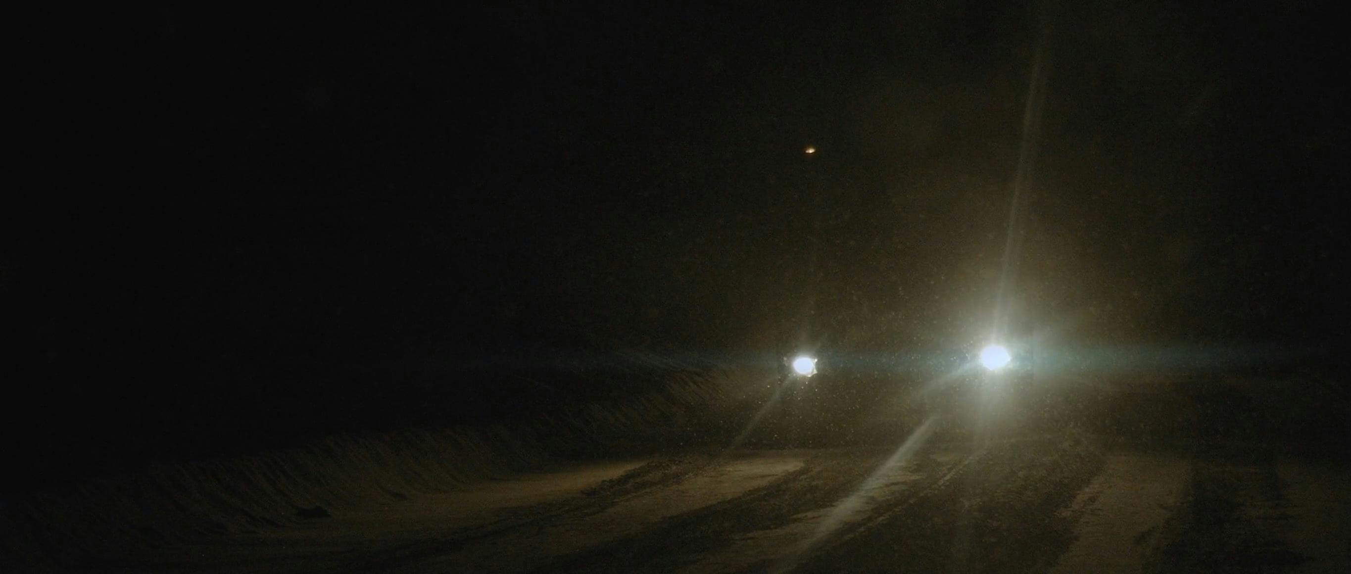 зимняя ночная дорога, night winter road Free Stock Video Footage ...